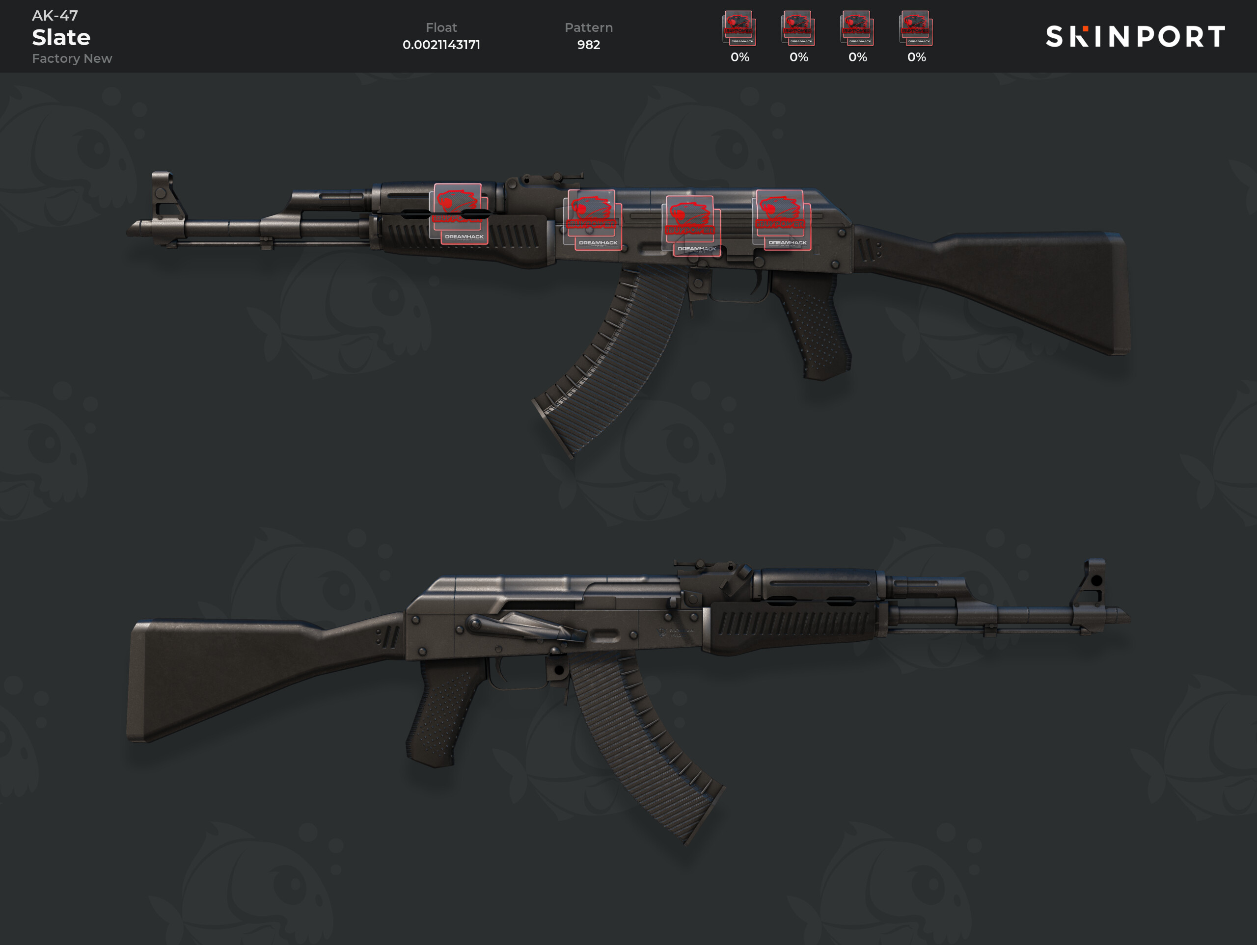 AK-47 | Slate (Factory New) - Counter-Strike 2 - Skinport