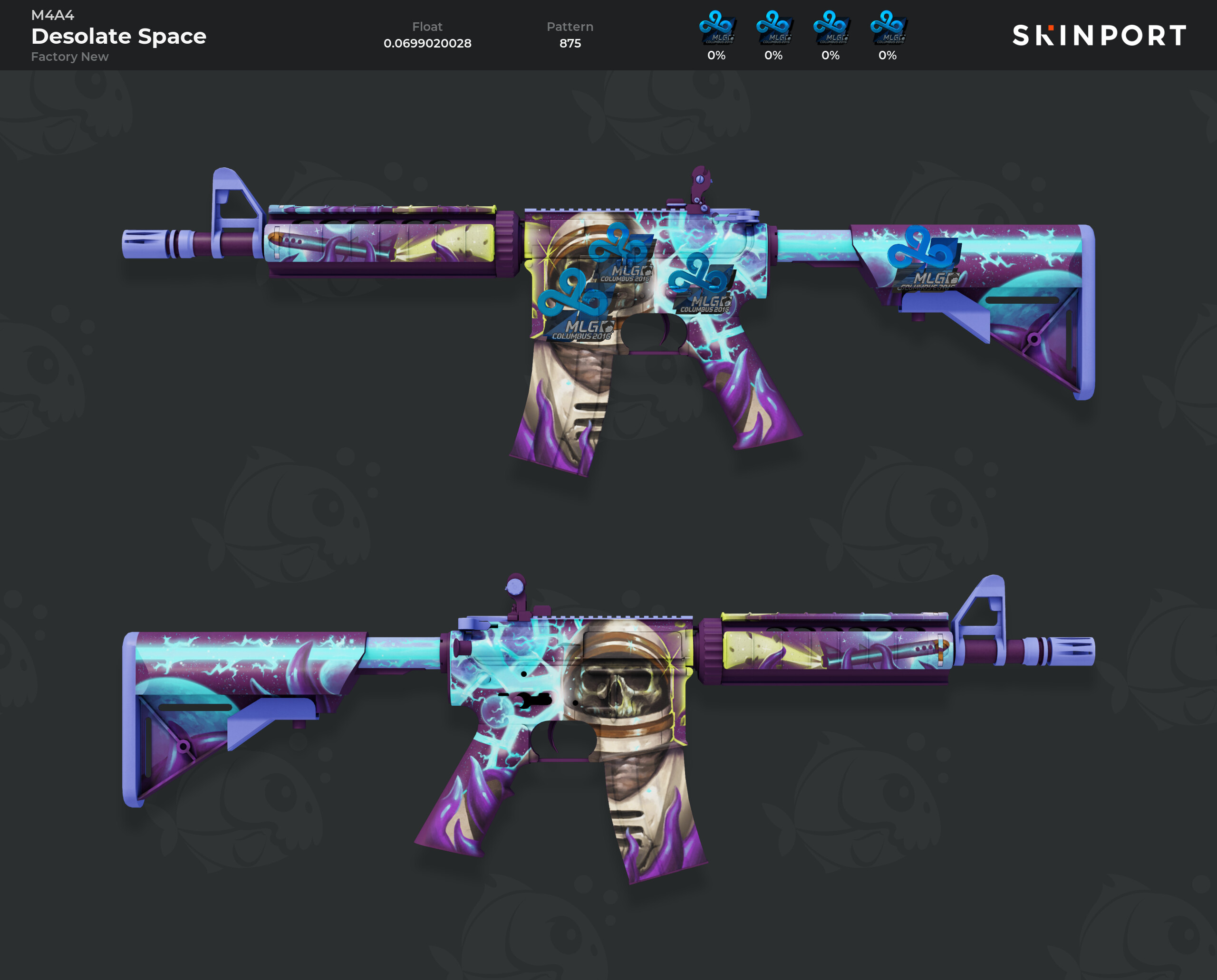 M4A4 | Desolate Space (Factory New) - Counter-Strike 2 - Skinport