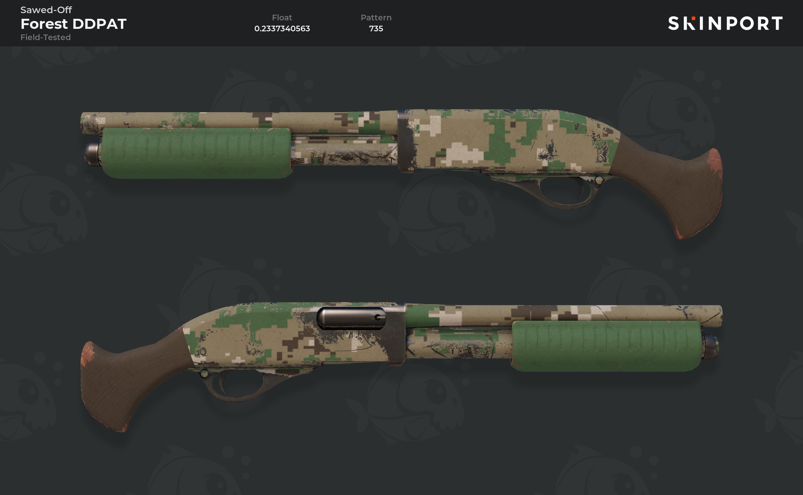 Sawed-Off | Forest DDPAT (Field-Tested) - Counter-Strike 2 - Skinport