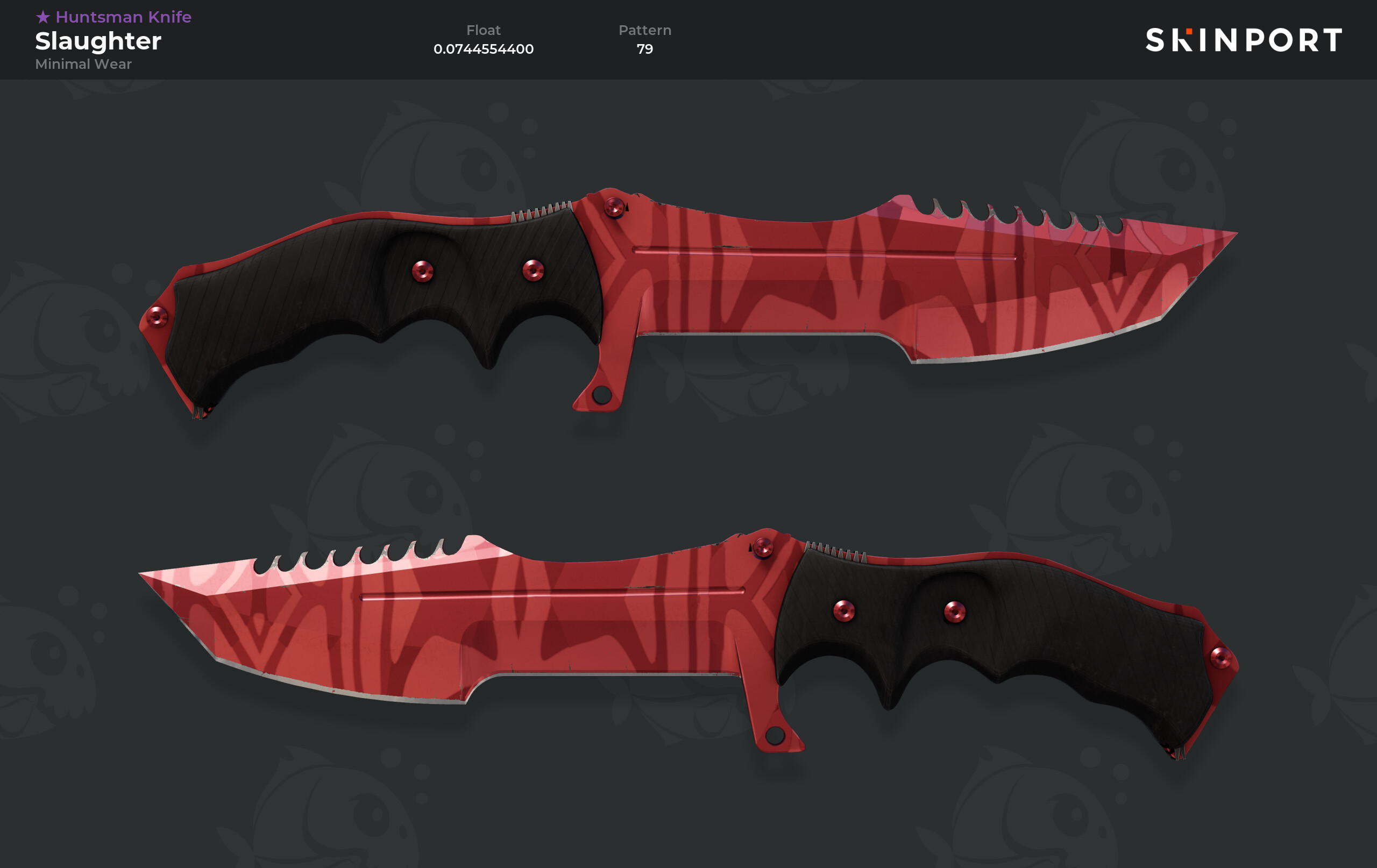 Huntsman Knife | Slaughter (Minimal Wear) - Counter-Strike 2 - Skinport