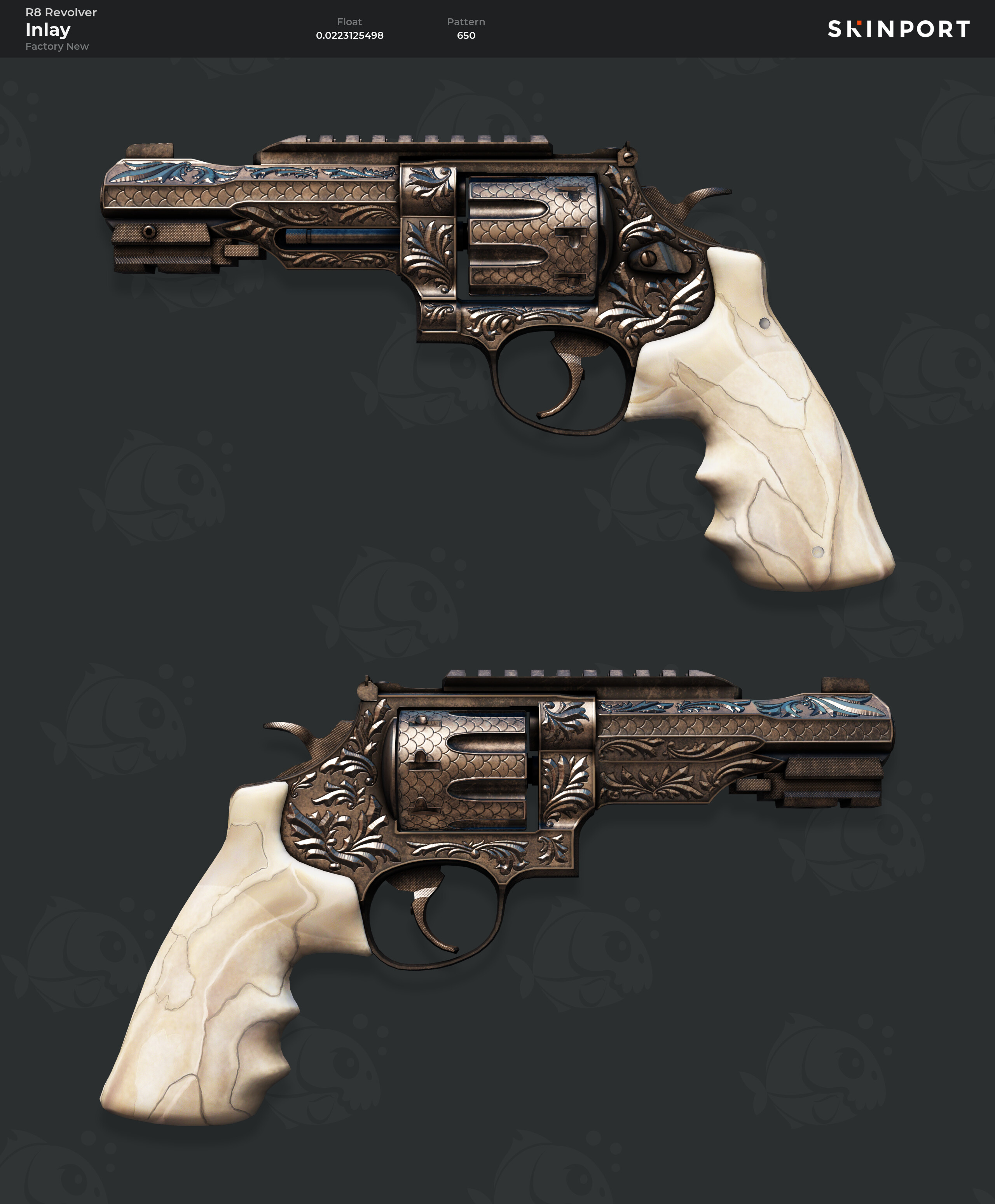 R8-Revolver | Inlay (Fabrikneu) - Counter-Strike 2 - Skinport