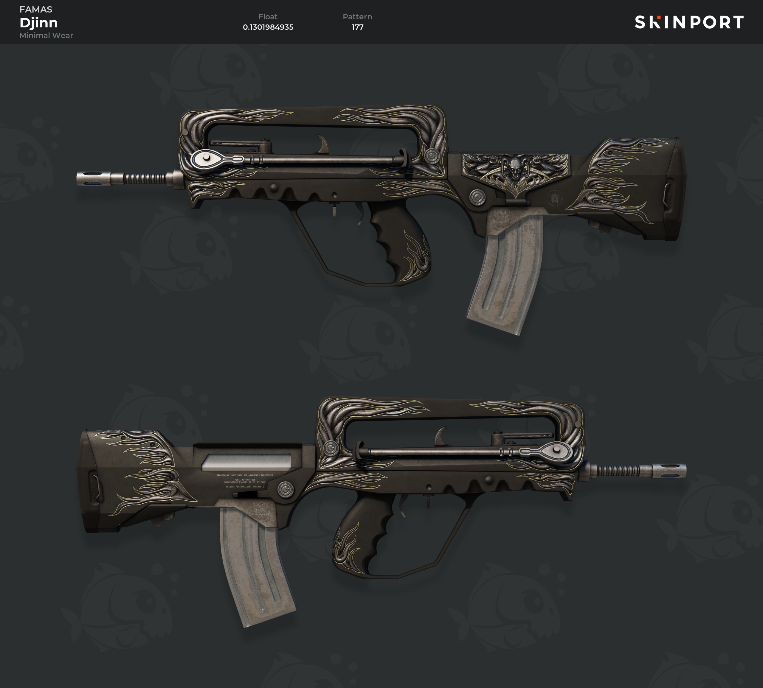 FAMAS | Djinn (Minimal Wear) - Counter-Strike 2 - Skinport
