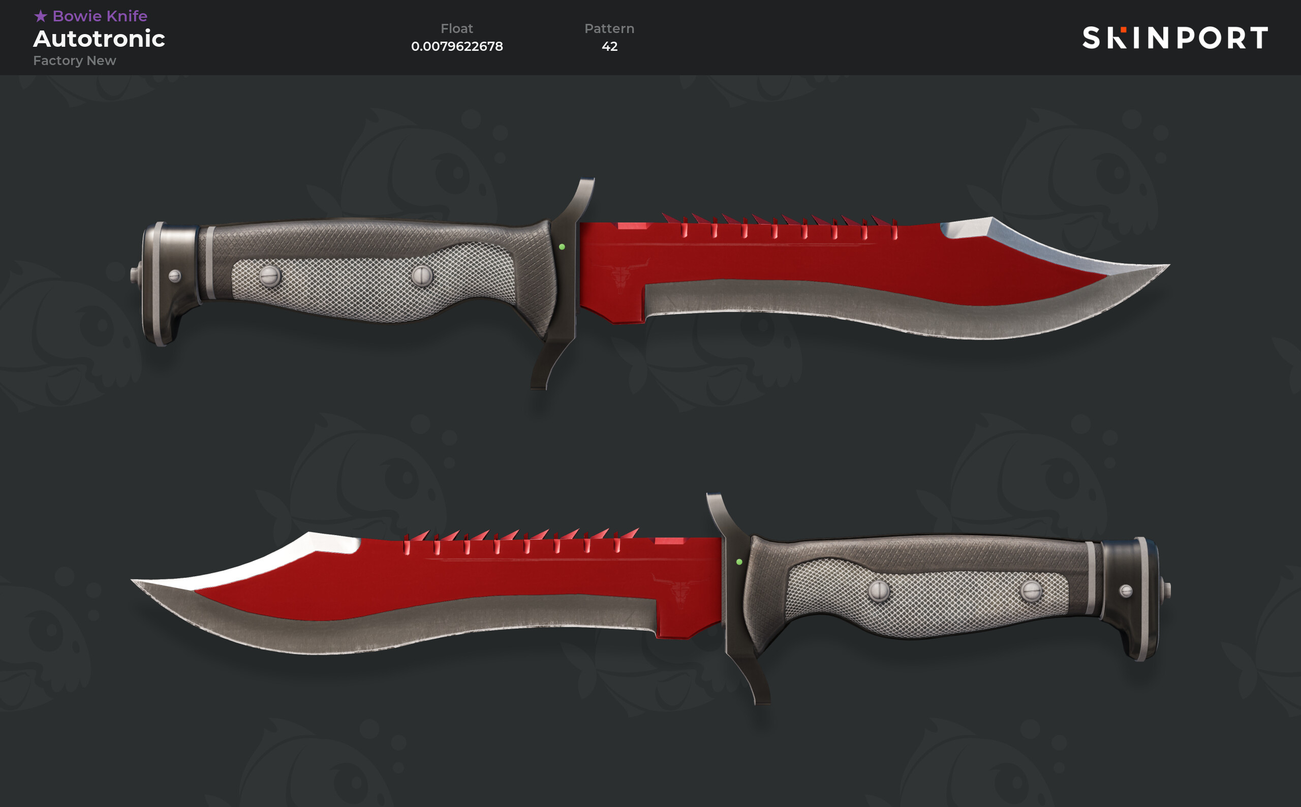 Bowie Knife | Autotronic (Factory New) - Counter-Strike 2 - Skinport