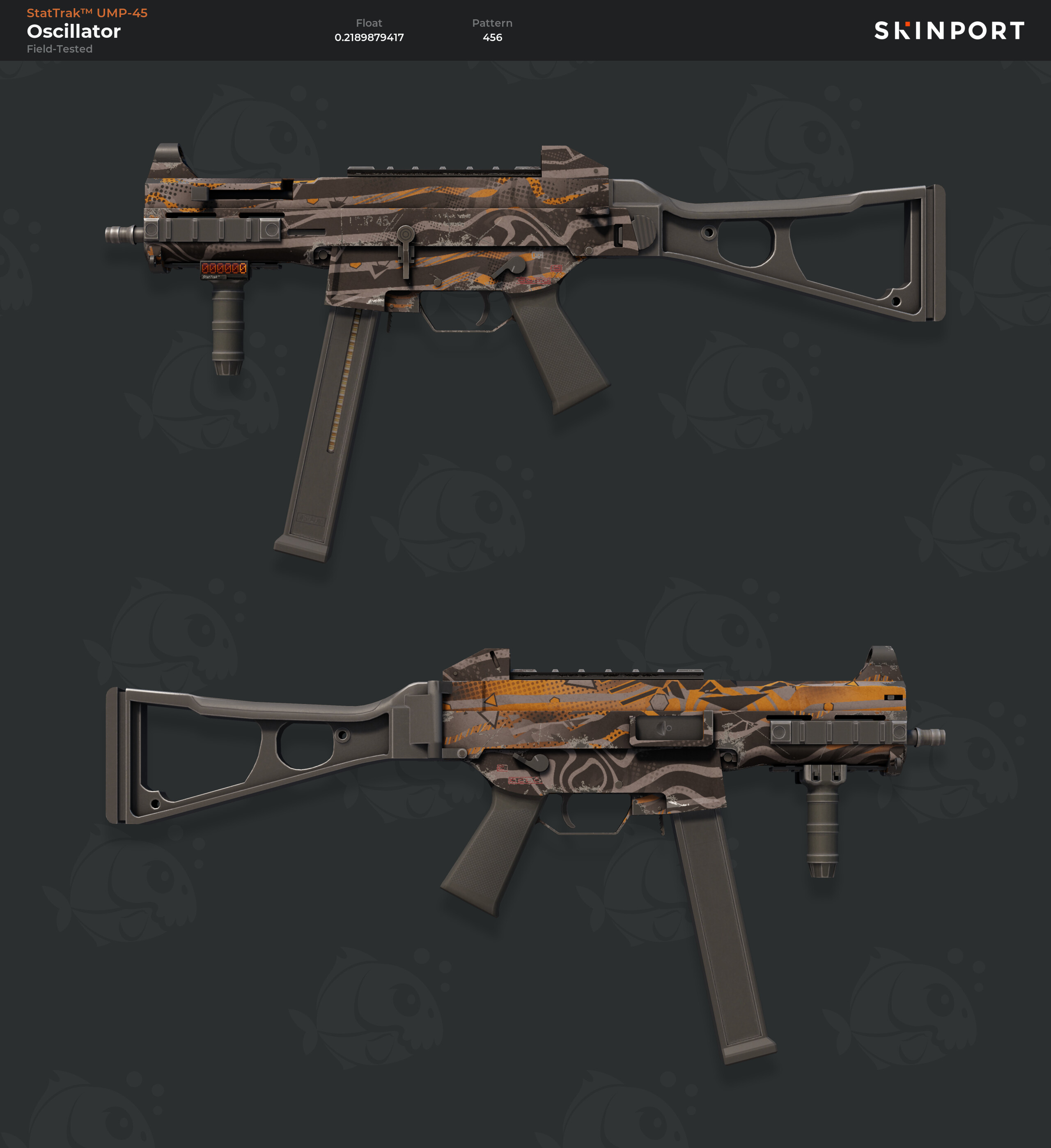 StatTrak™ UMP-45 | Oscillator (Field-Tested) - Counter-Strike 2 - Skinport