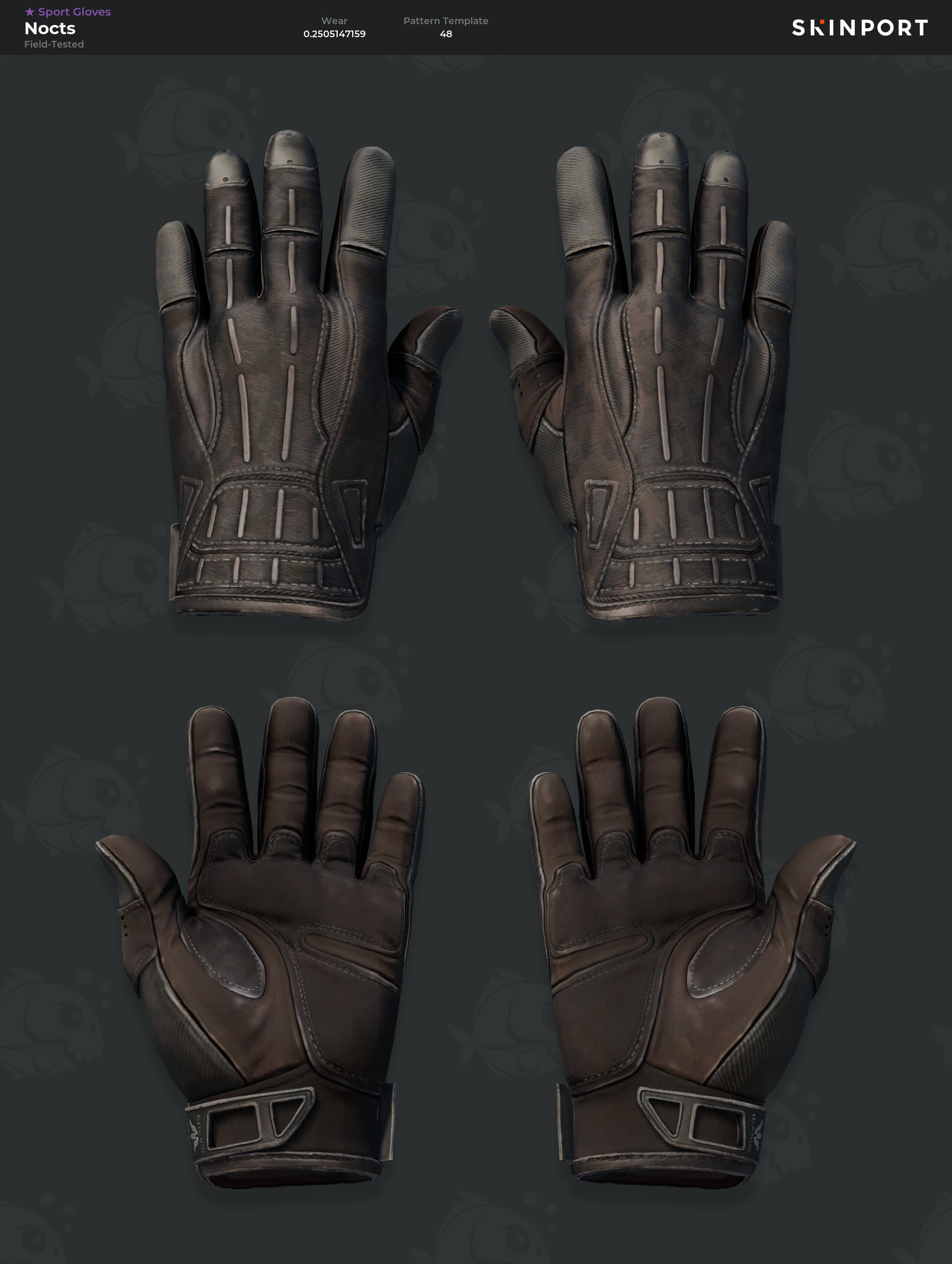 Sport Gloves | Nocts (Field-Tested) - Counter-Strike 2 - Skinport