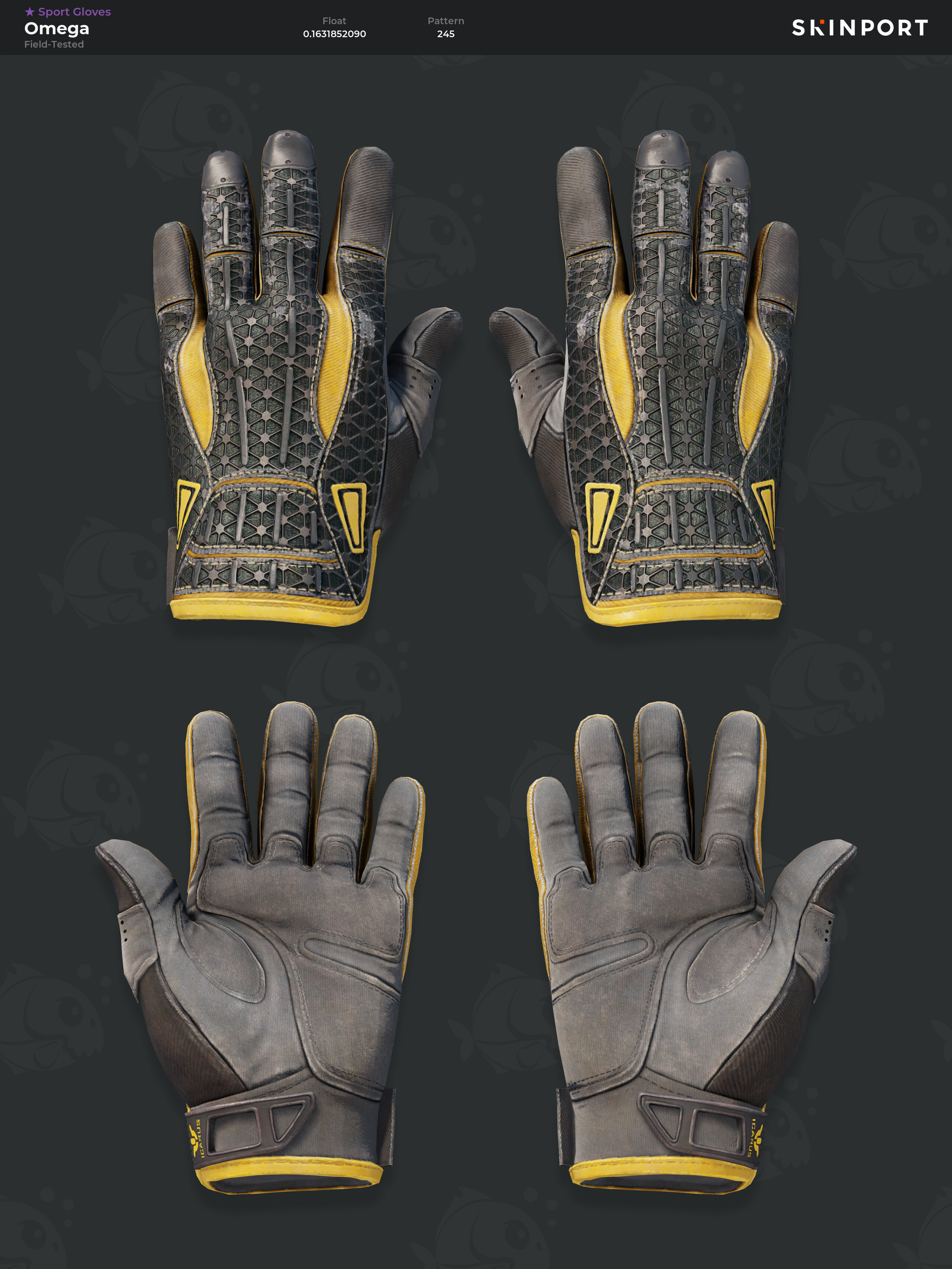 Sport Gloves | Omega (Field-Tested) - Counter-Strike 2 - Skinport