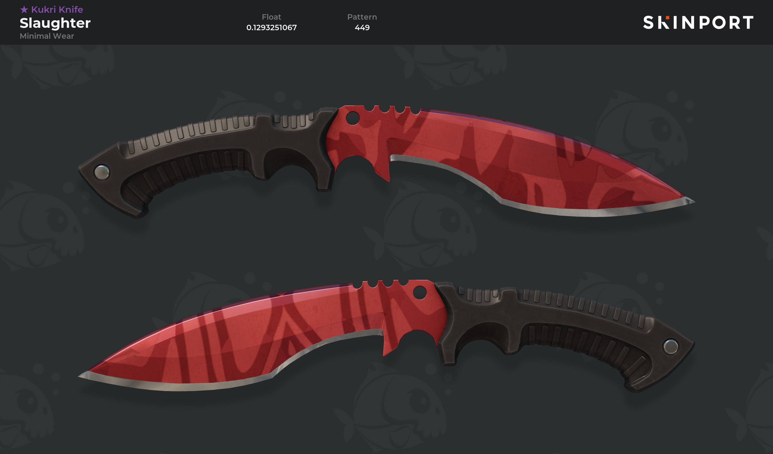 Kukri Knife | Slaughter (Minimal Wear) - Counter-Strike 2 - Skinport