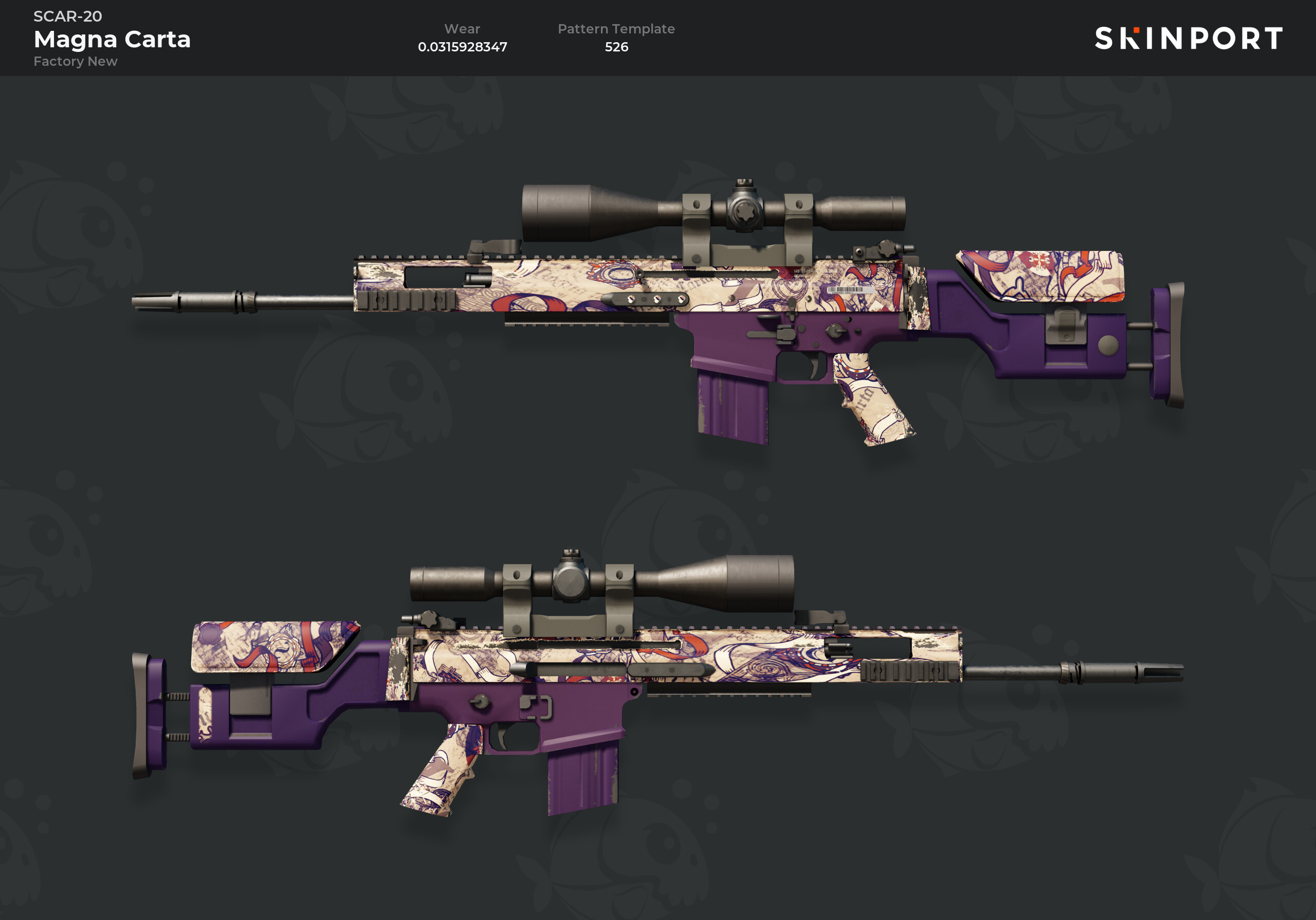 SCAR-20 | Magna Carta (Factory New) - Counter-Strike 2 - Skinport