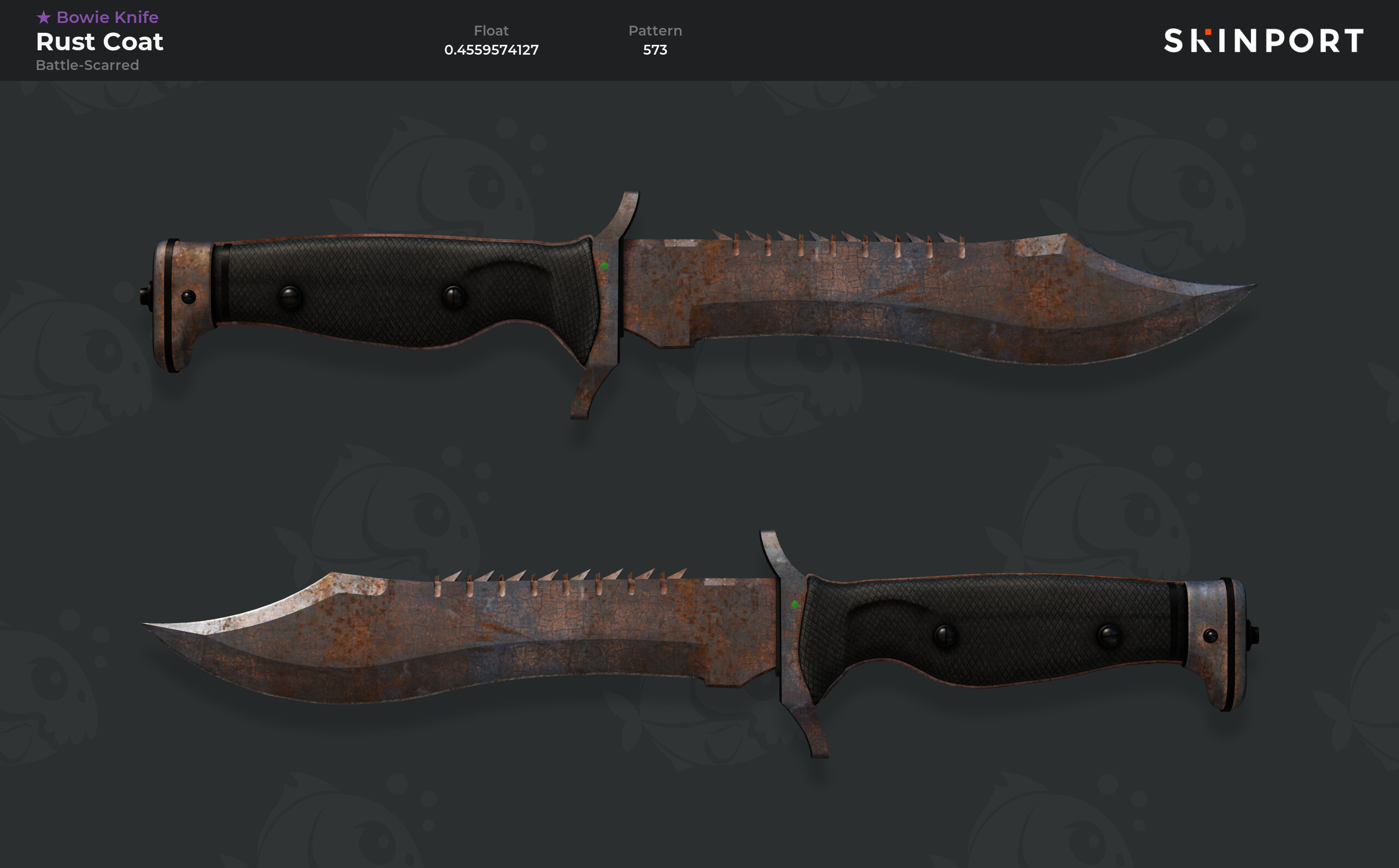 Bowie Knife | Rust Coat (Battle-Scarred) - Counter-Strike 2 - Skinport