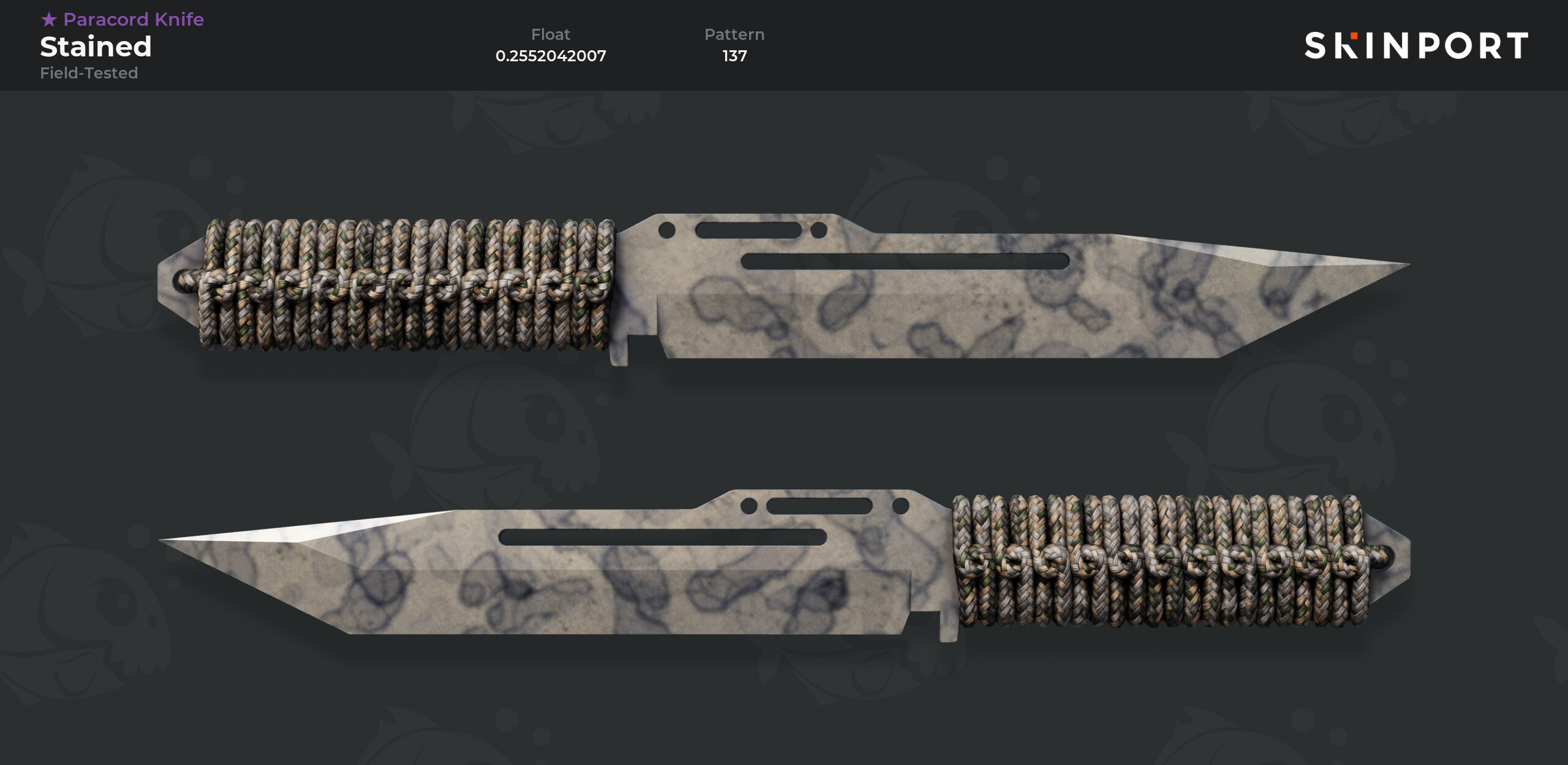 Paracord Knife | Stained (Field-Tested) - Counter-Strike 2 - Skinport