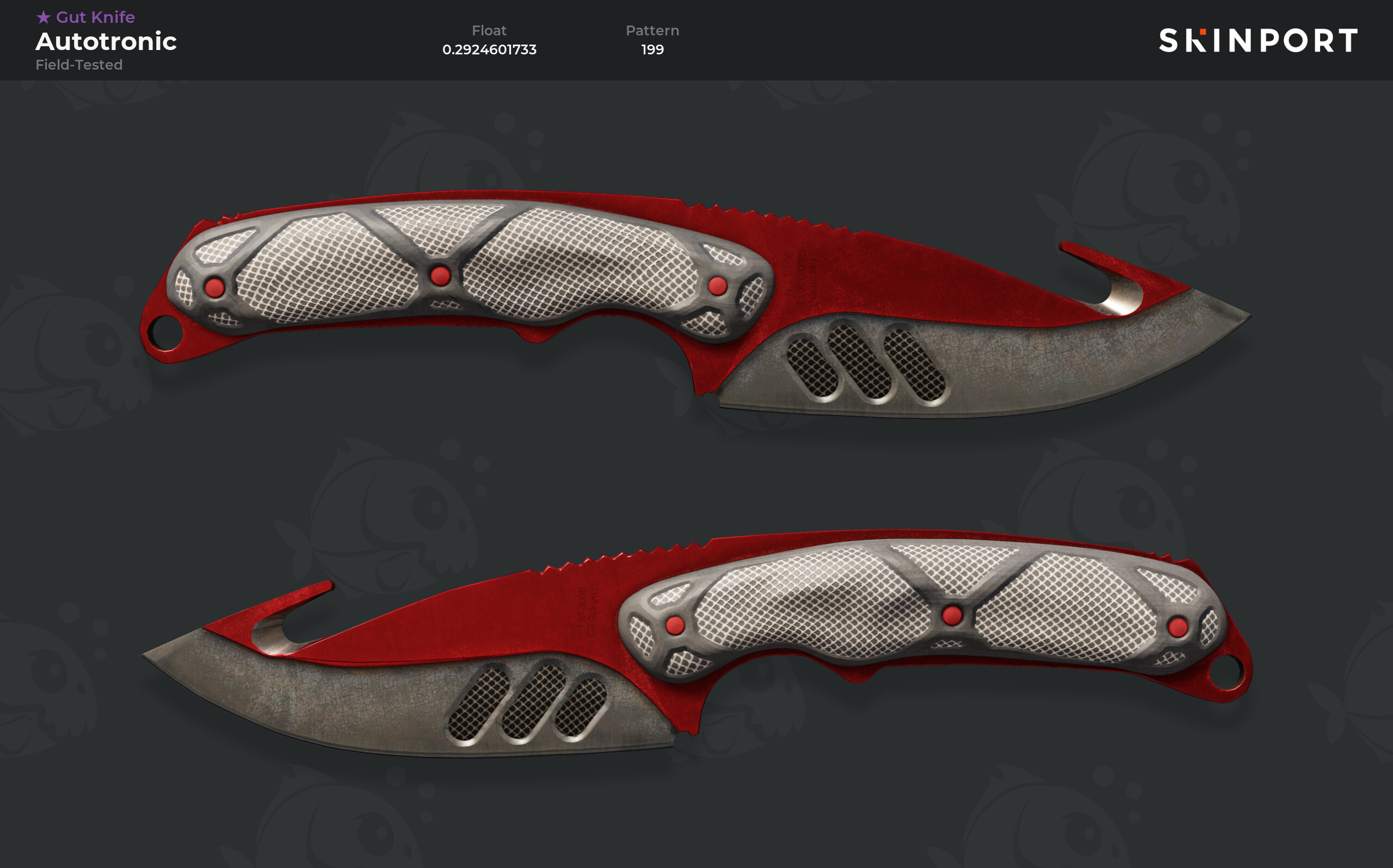 Gut Knife | Autotronic (Field-Tested) - Counter-Strike 2 - Skinport