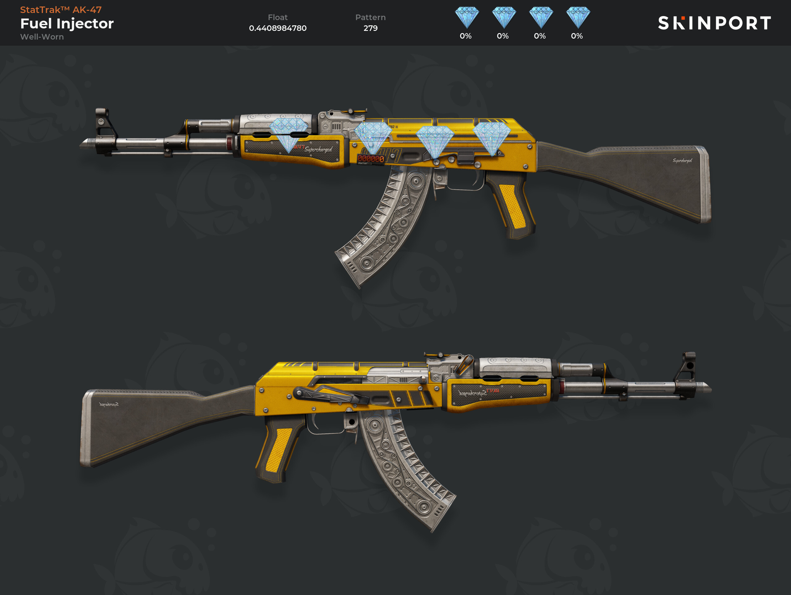 StatTrak™ AK-47 | Fuel Injector (Well-Worn) - Counter-Strike 2 - Skinport