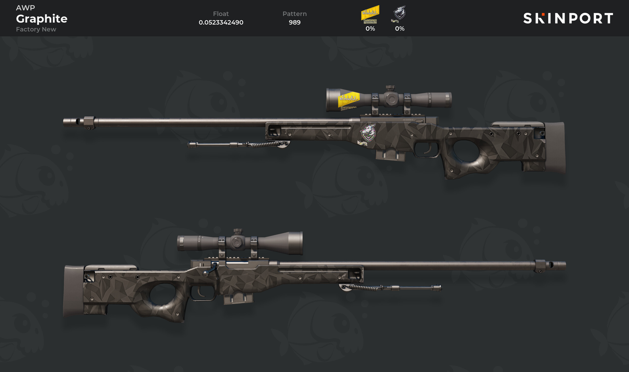 AWP | Graphite (Factory New) - Counter-Strike 2 - Skinport