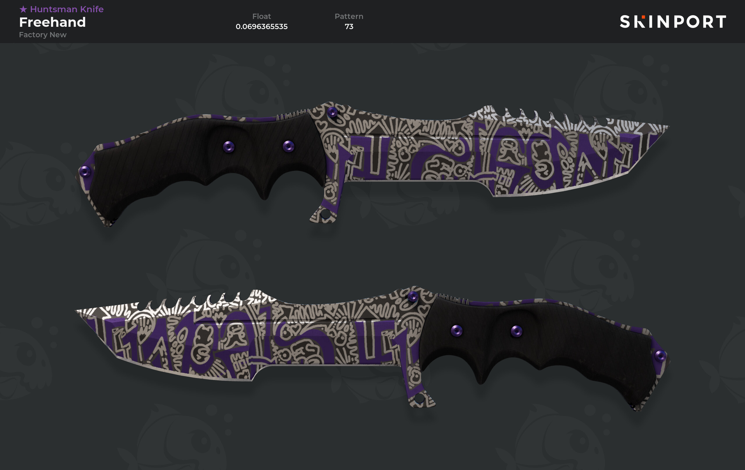 Huntsman Knife | Freehand (Factory New) - Counter-Strike 2 - Skinport