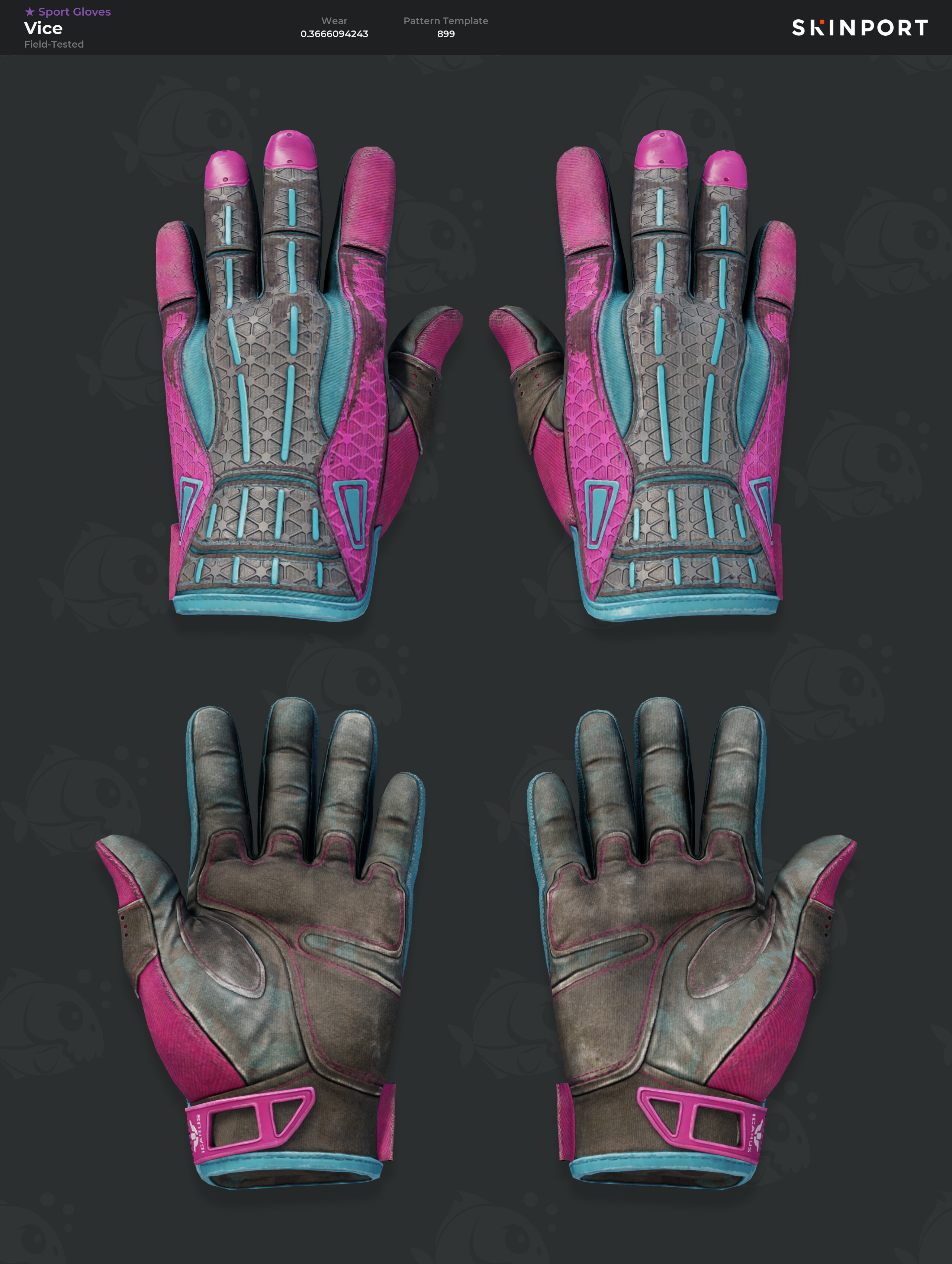 Sport Gloves | Vice (Field-Tested) - Counter-Strike 2 - Skinport