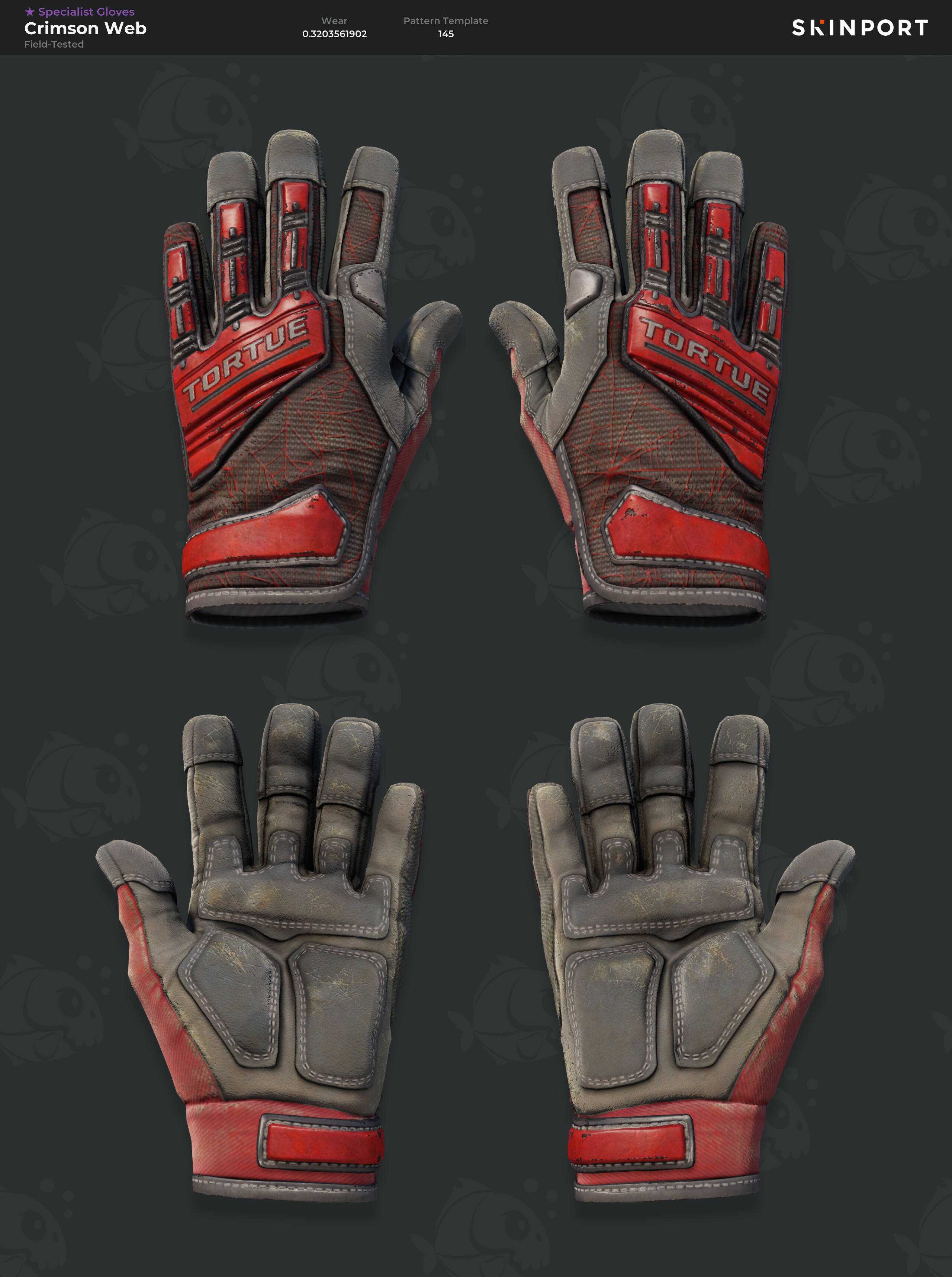 Specialist Gloves | Crimson Web (Field-Tested) - Counter-Strike 2 ...