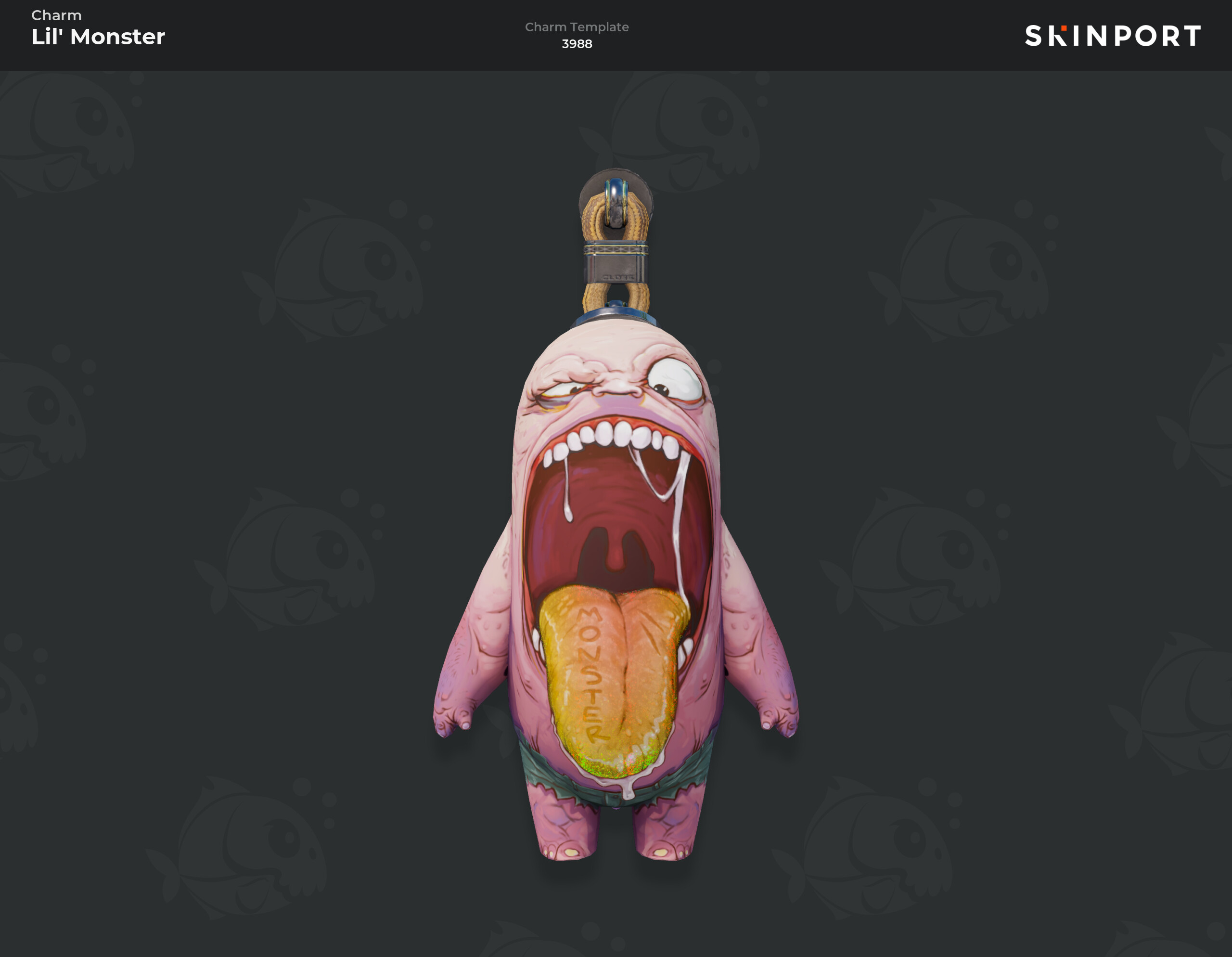 Charm | Lil' Monster - Counter-Strike 2 - Skinport