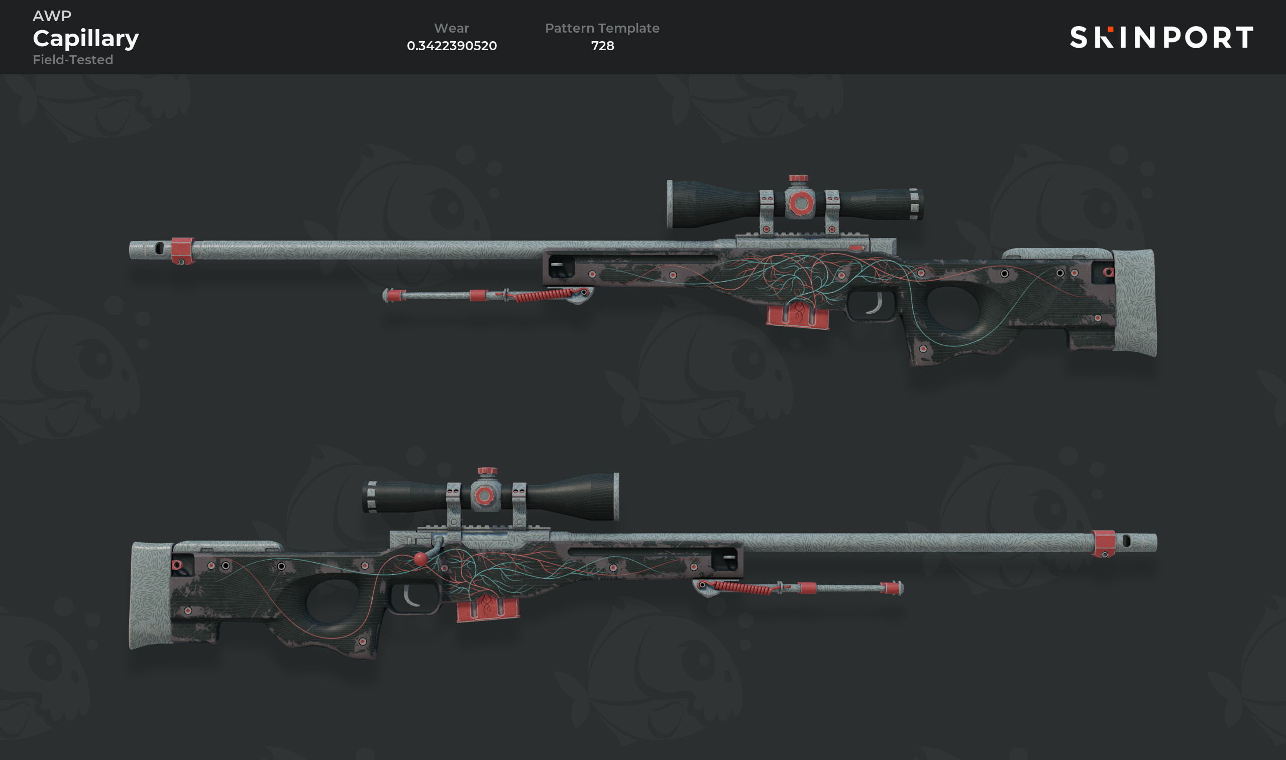 AWP | Capillary (Field-Tested) - Counter-Strike 2 - Skinport
