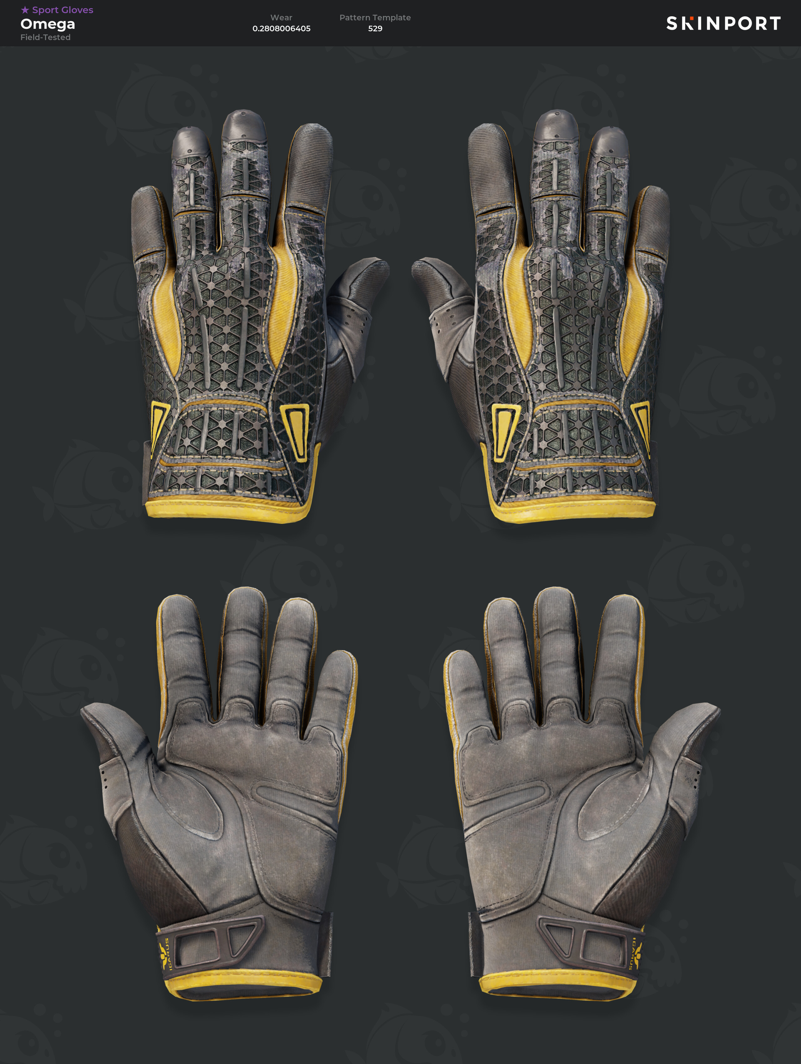 Sport Gloves | Omega (Field-Tested) - Counter-Strike 2 - Skinport