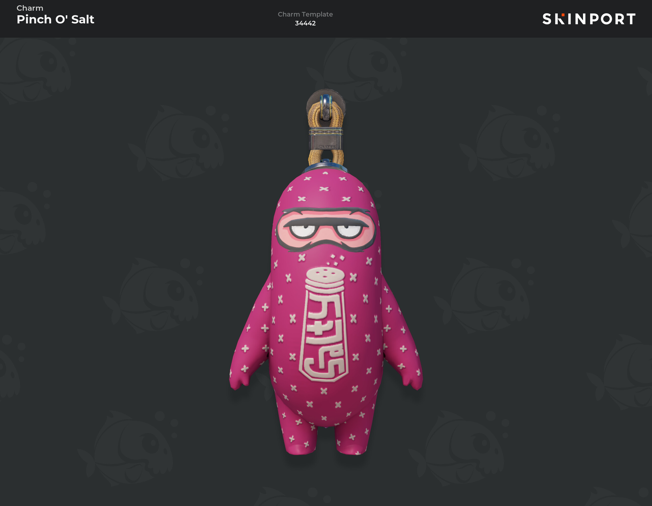 Charm | Pinch O' Salt - Counter-Strike 2 - Skinport