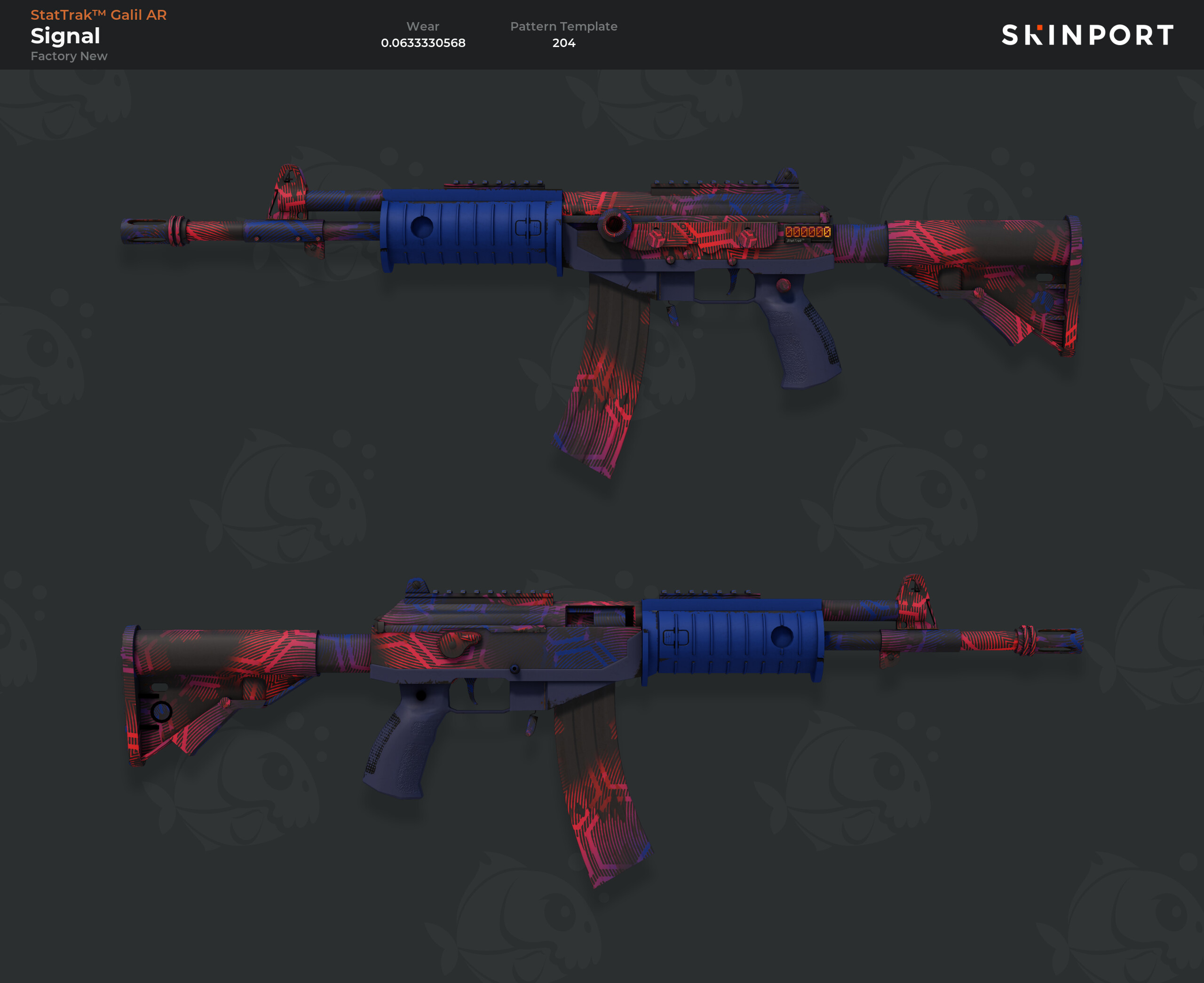 StatTrak™ Galil AR | Signal (Factory New) - Counter-Strike 2 - Skinport StatTrak™ Galil AR | Signal (Factory New) - Counter-Strike 2 - Skinport