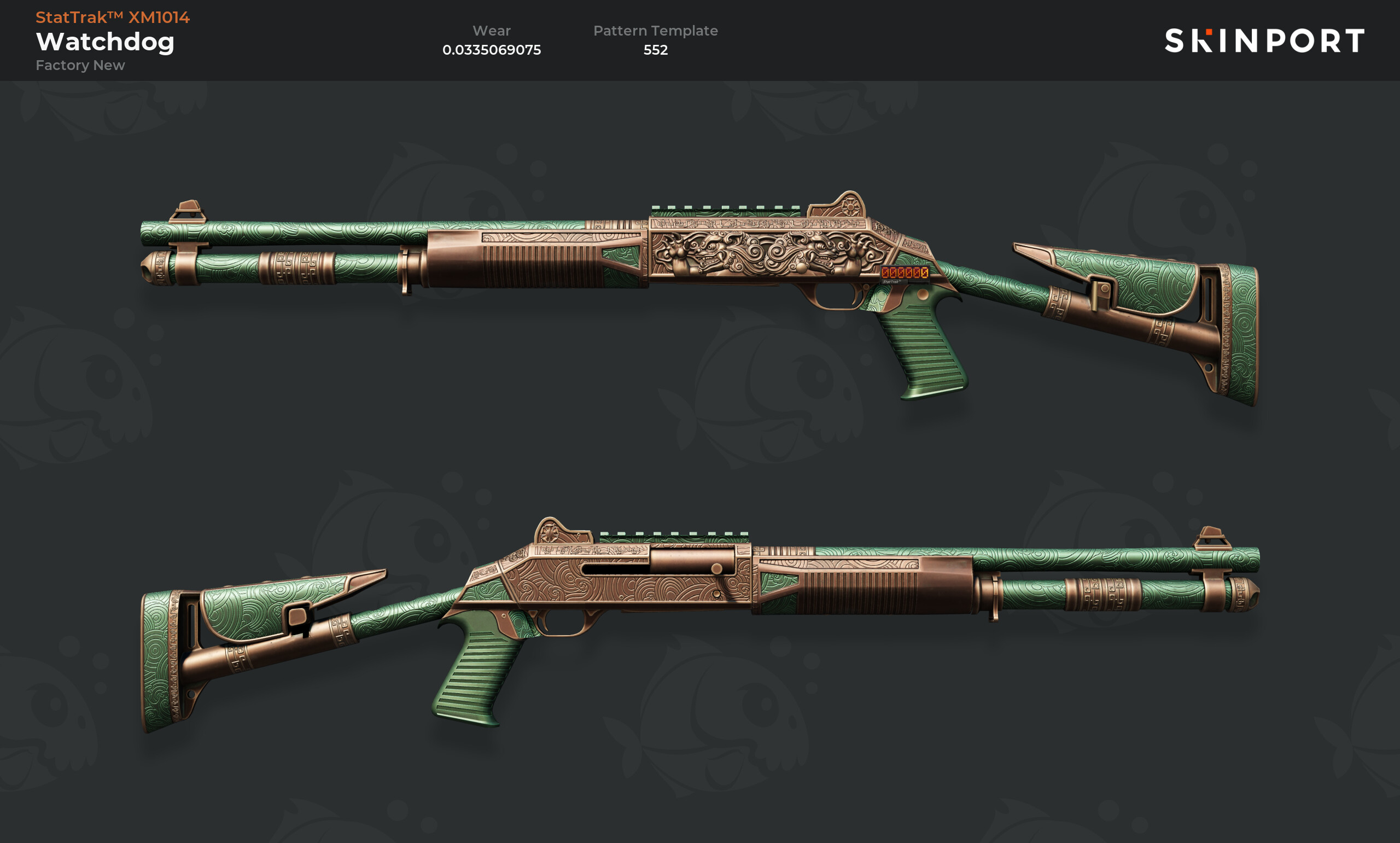 StatTrak™ XM1014 | Watchdog (Factory New) - Counter-Strike 2 - Skinport