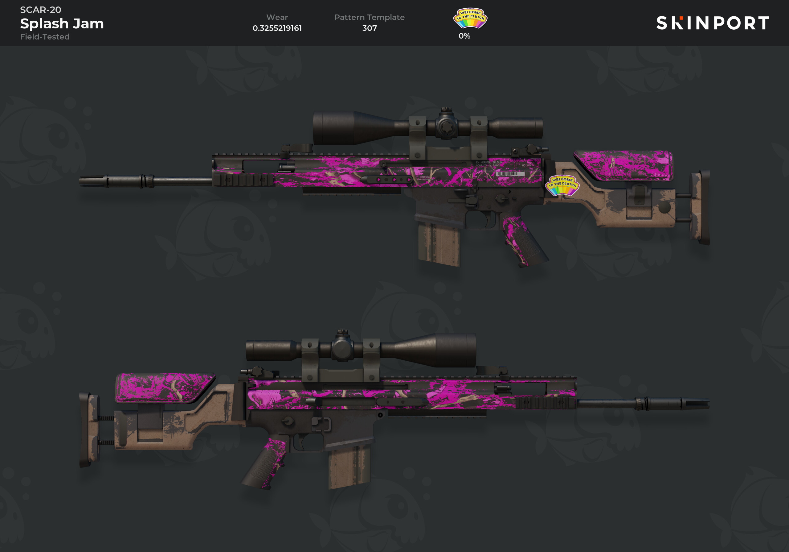 SCAR-20 | Splash Jam (Field-Tested) - Counter-Strike 2 - Skinport