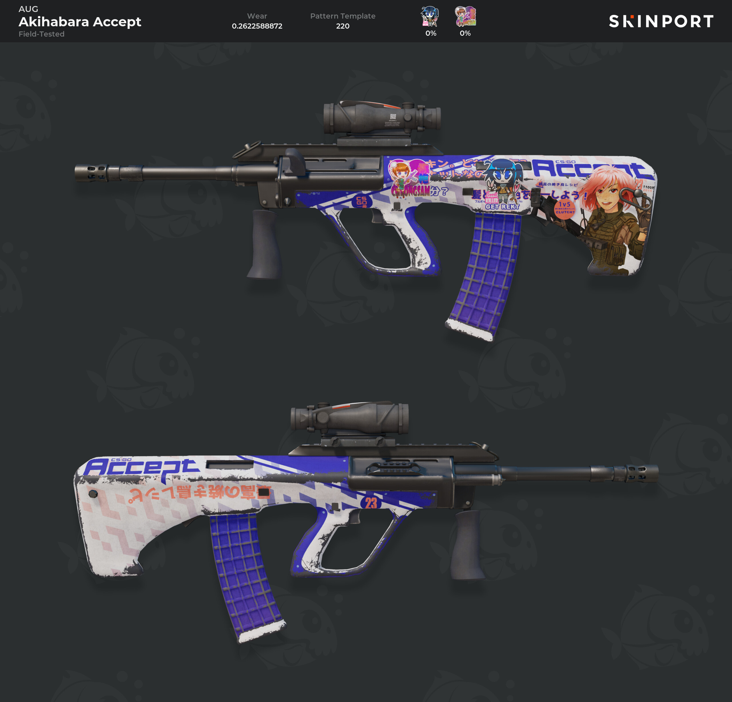 AUG | Akihabara Accept (Field-Tested) - Counter-Strike 2 - Skinport