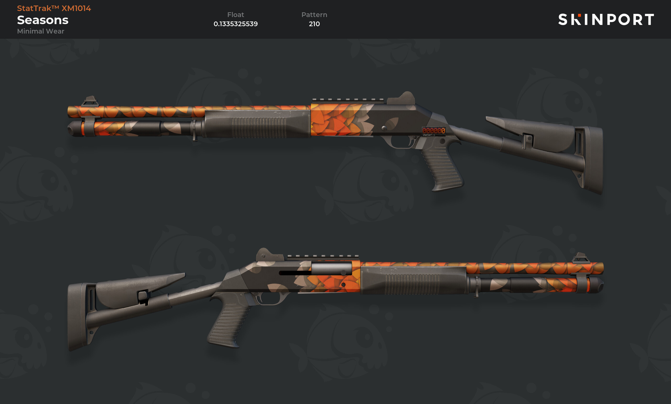 StatTrak™ XM1014 | Seasons (Minimal Wear) - Counter-Strike 2 - Skinport
