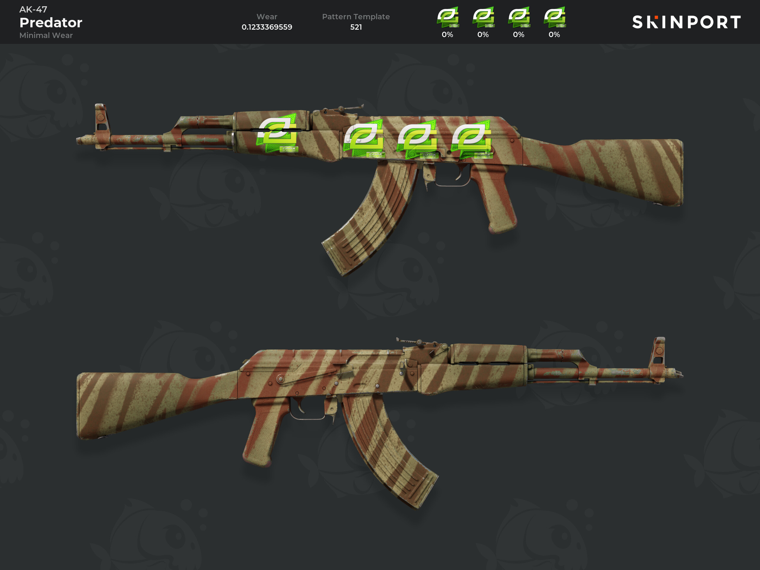 AK-47 | Predator (Minimal Wear) - Counter-Strike 2 - Skinport