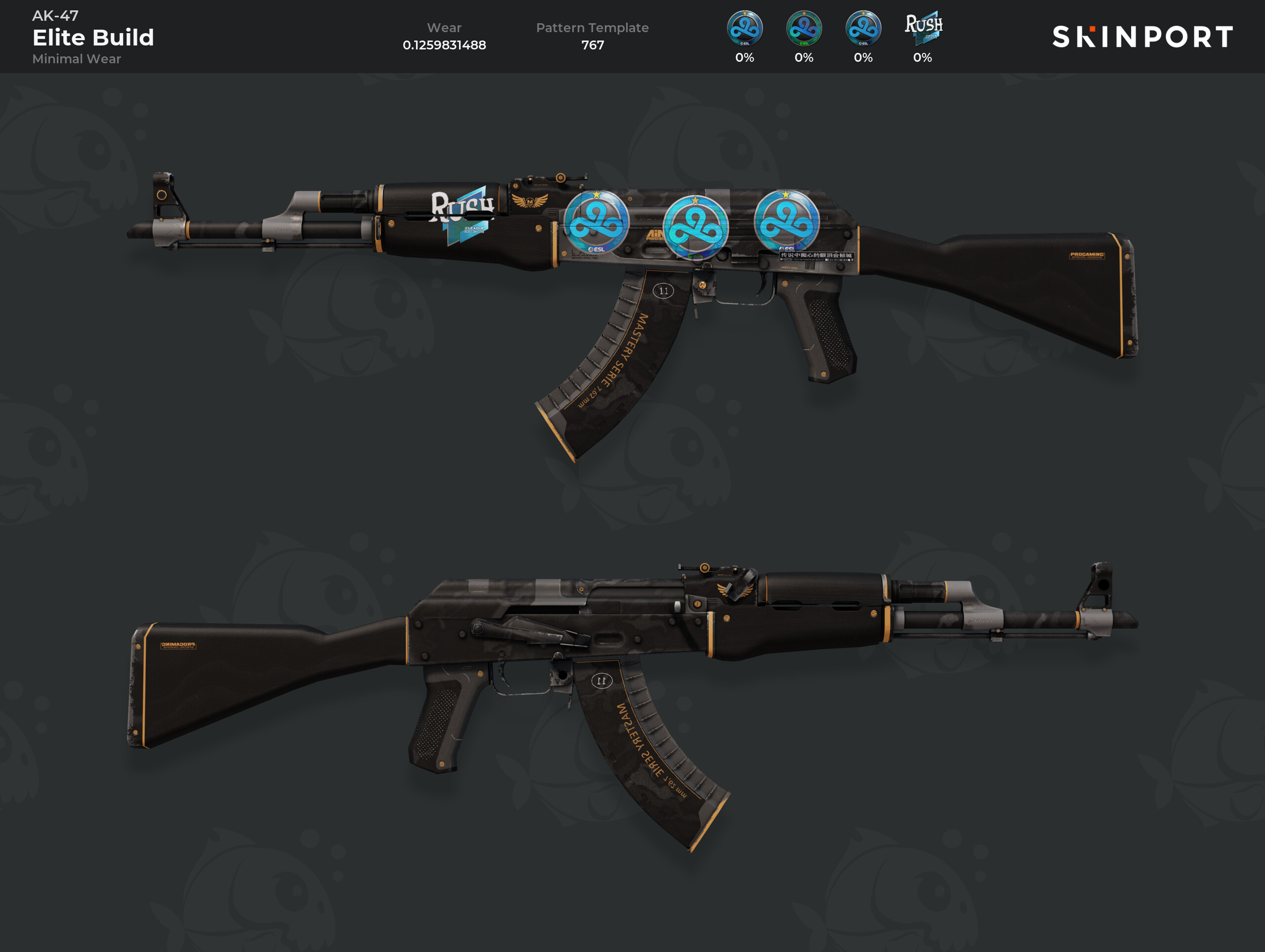 AK-47 | Elite Build (Minimal Wear) - Counter-Strike 2 - Skinport