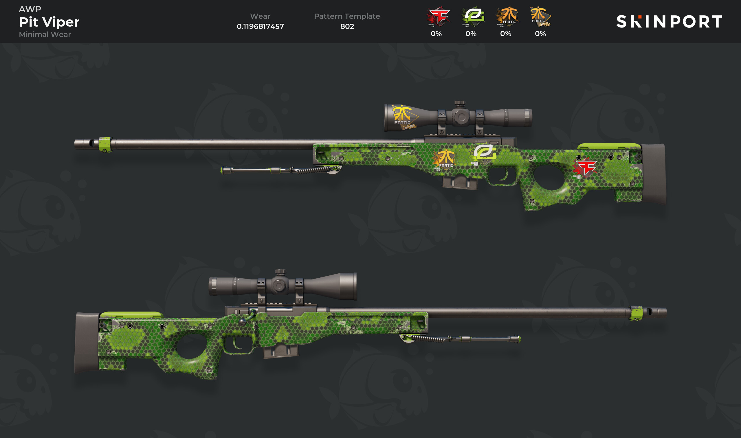 AWP | Pit Viper (Minimal Wear) - Counter-Strike 2 - Skinport
