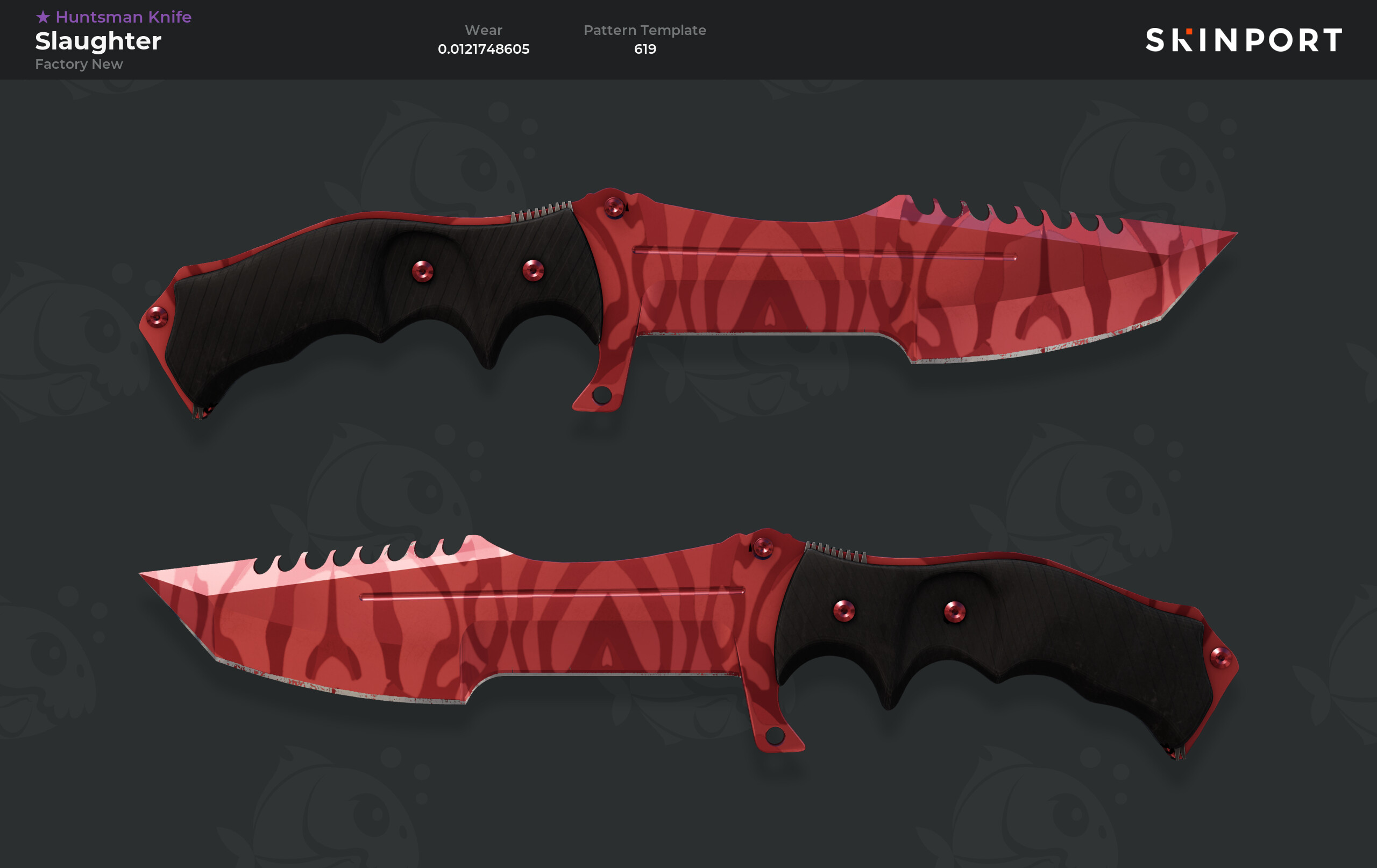 Huntsman Knife | Slaughter (Factory New) - Counter-Strike 2 - Skinport