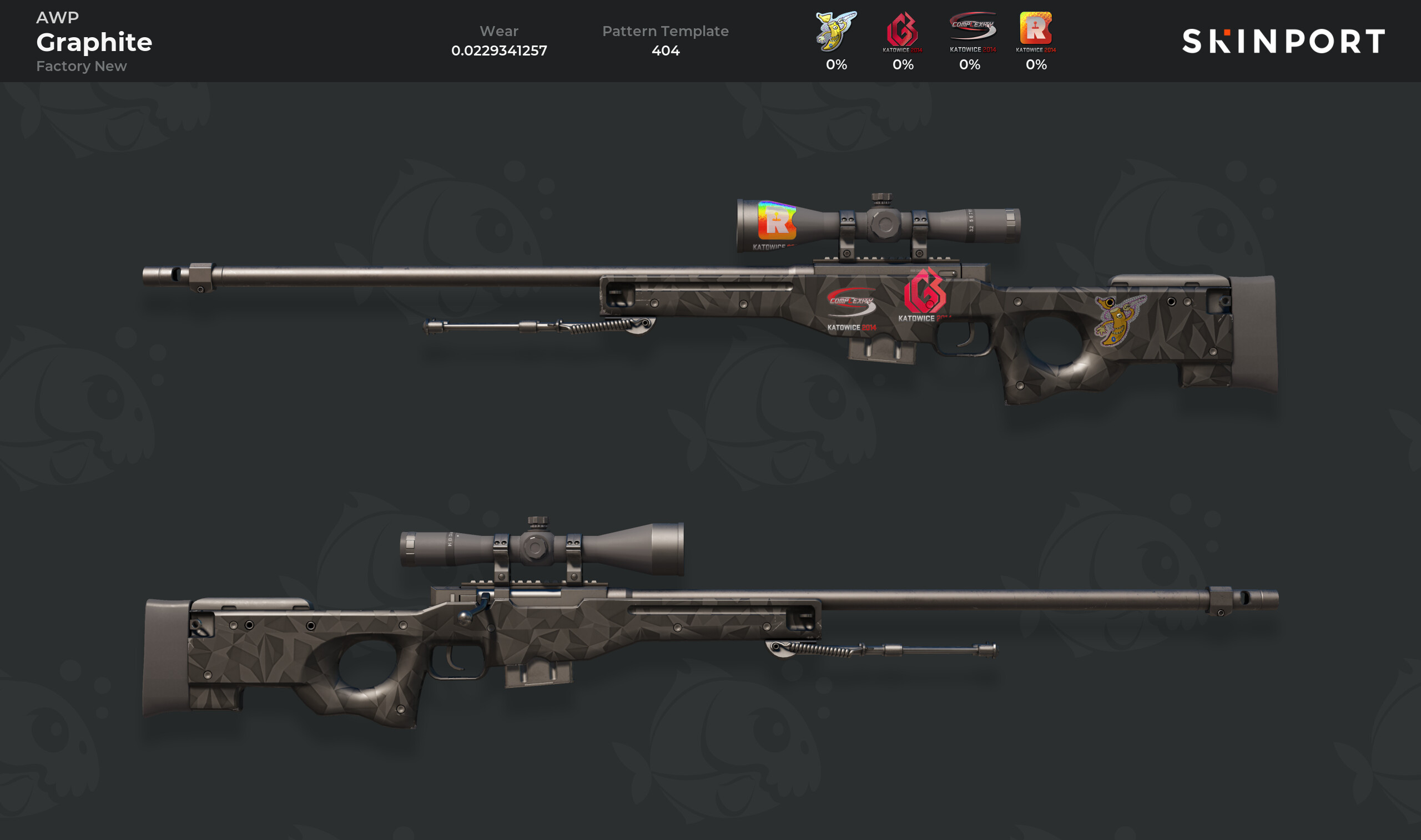 AWP | Graphite (Factory New) - Counter-Strike 2 - Skinport