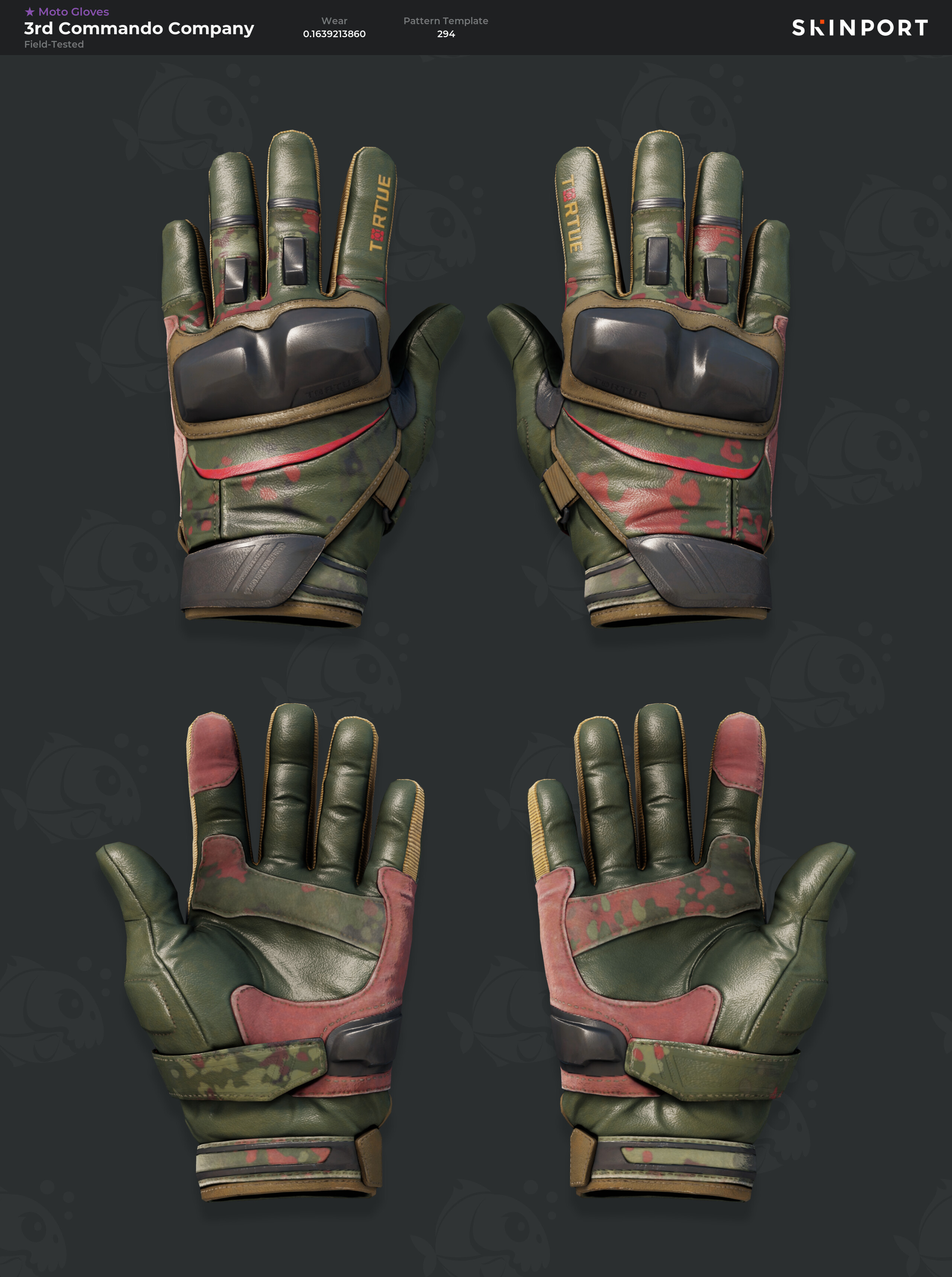 Moto Gloves | 3rd Commando Company (Field-Tested) - Counter-Strike 2 ...