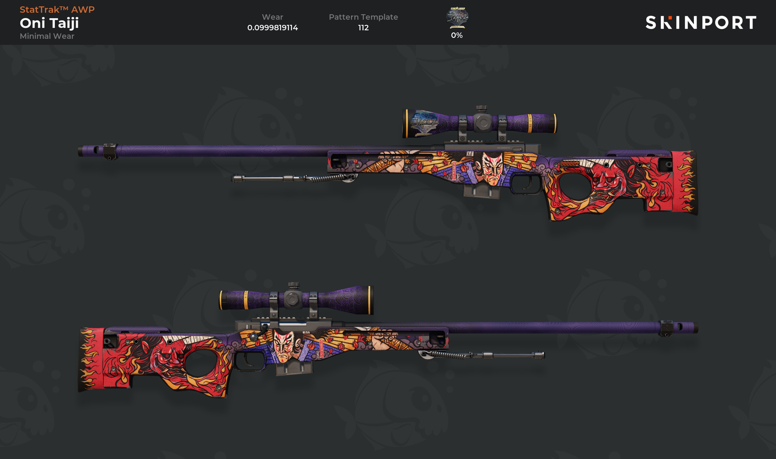 StatTrak™ AWP | Oni Taiji (Az Aşınmış) - Counter-Strike 2 - Skinport
