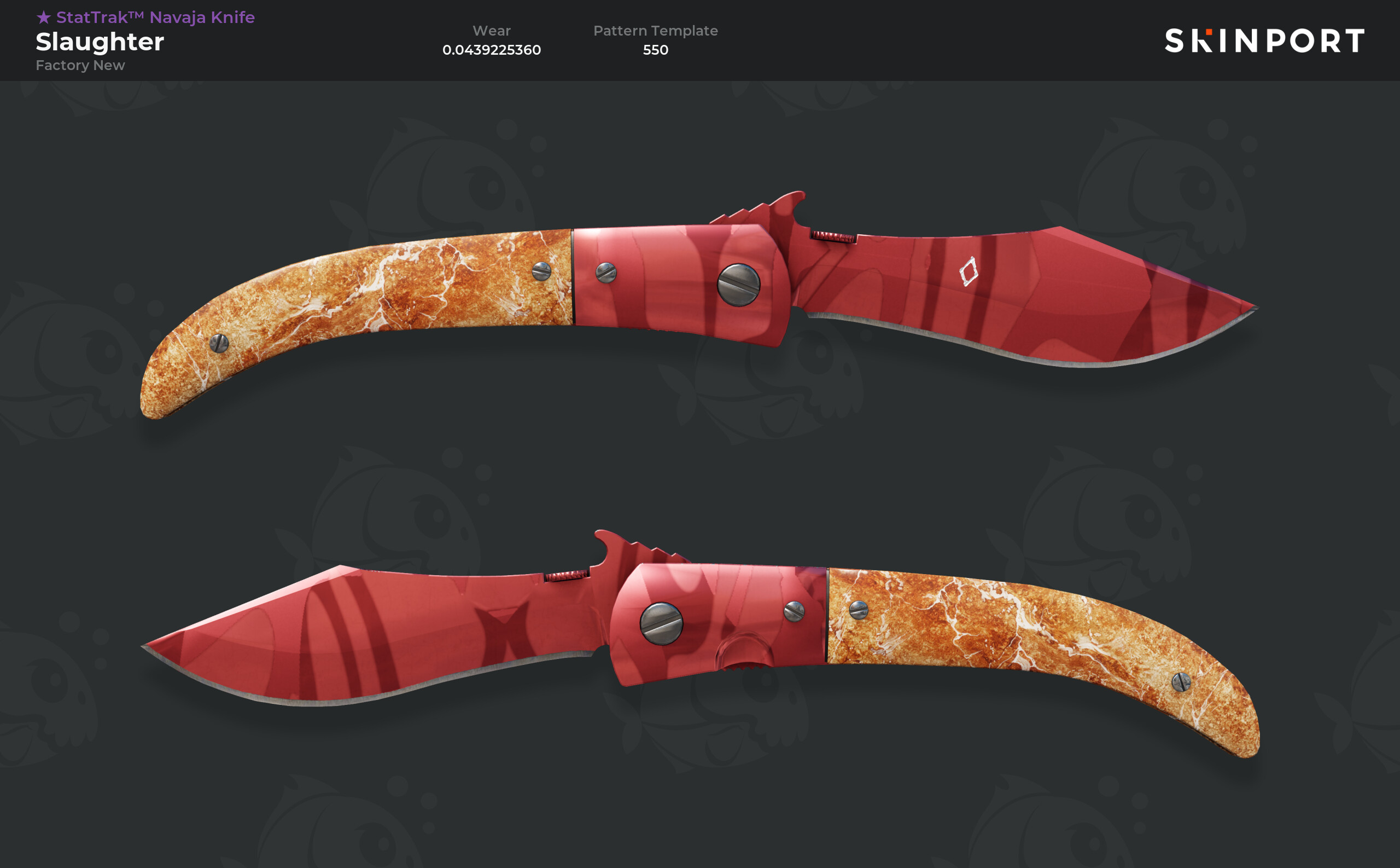 StatTrak™ Navaja Knife | Slaughter (Factory New) - Counter-Strike 2 ...