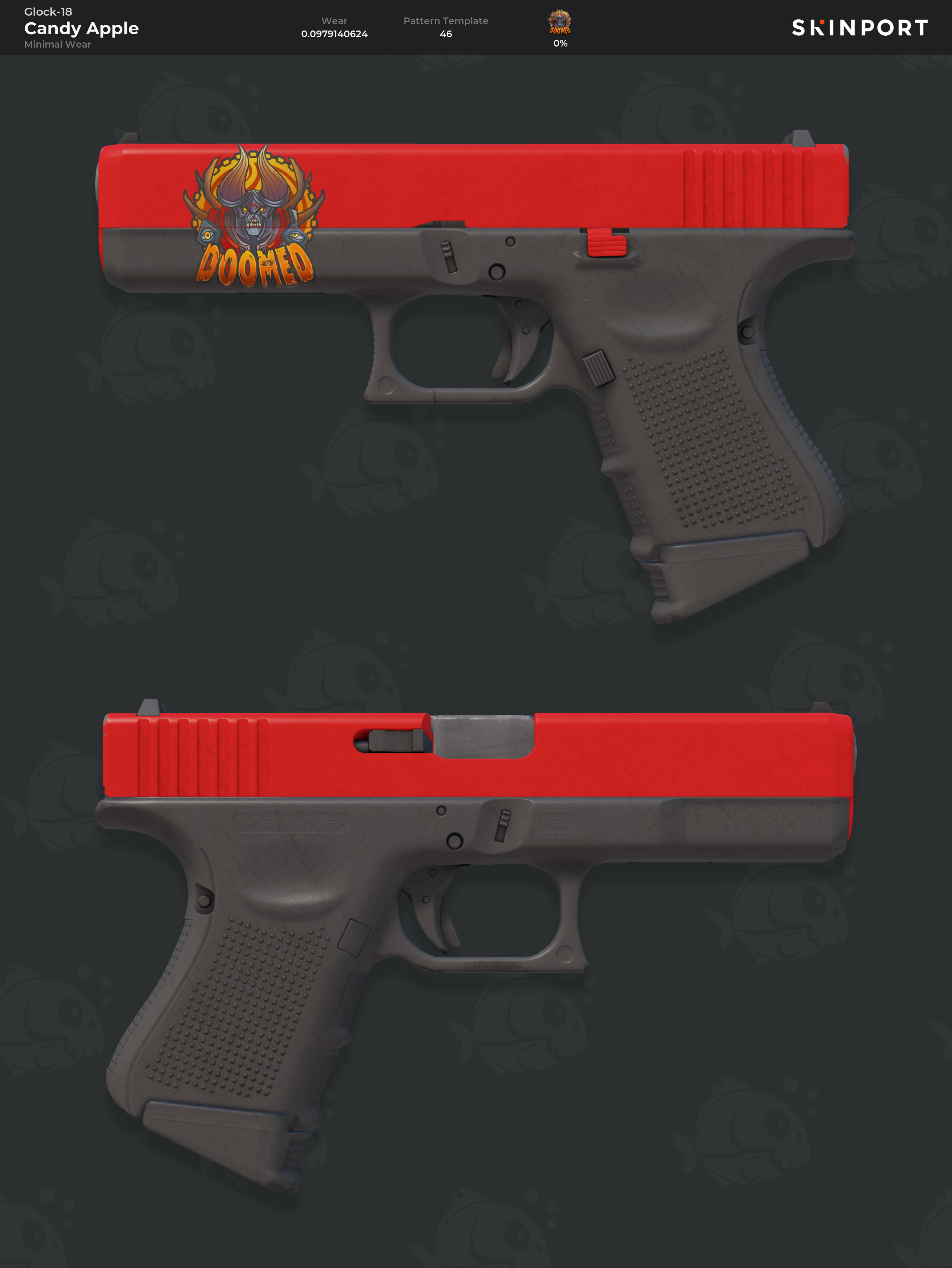 Glock-18 | Candy Apple (Minimal Wear) - Counter-Strike 2 - Skinport