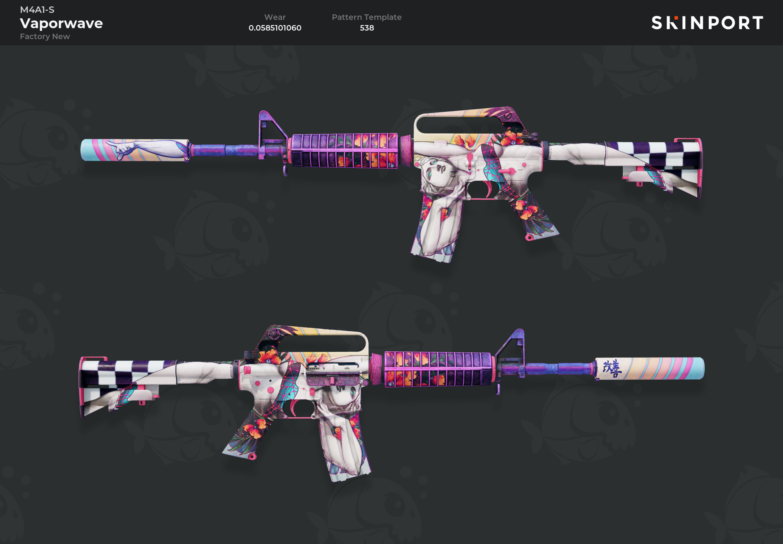 M4A1-S | Vaporwave (Factory New) - Counter-Strike 2 - Skinport