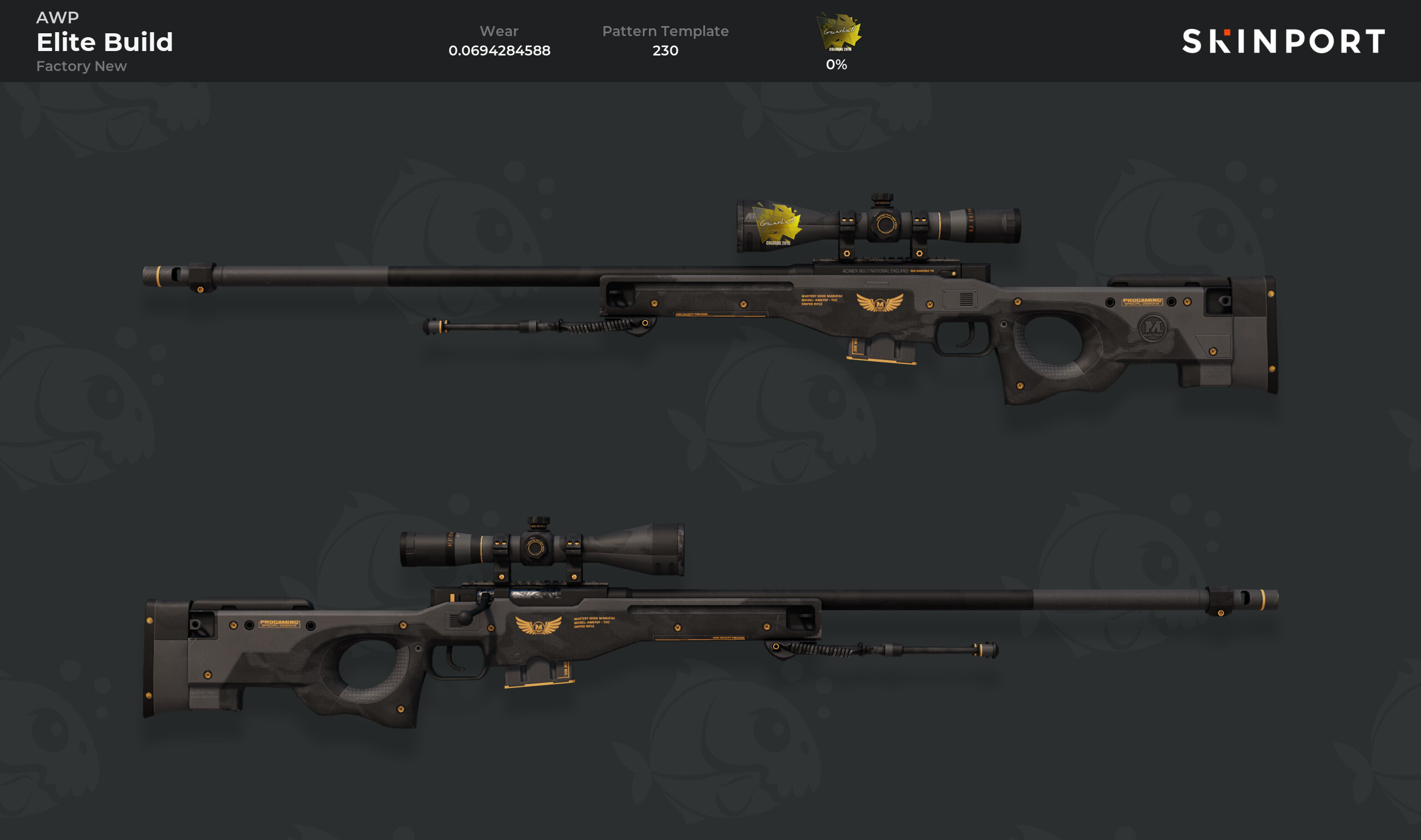 AWP | Elite Build (Factory New) - Counter-Strike 2 - Skinport