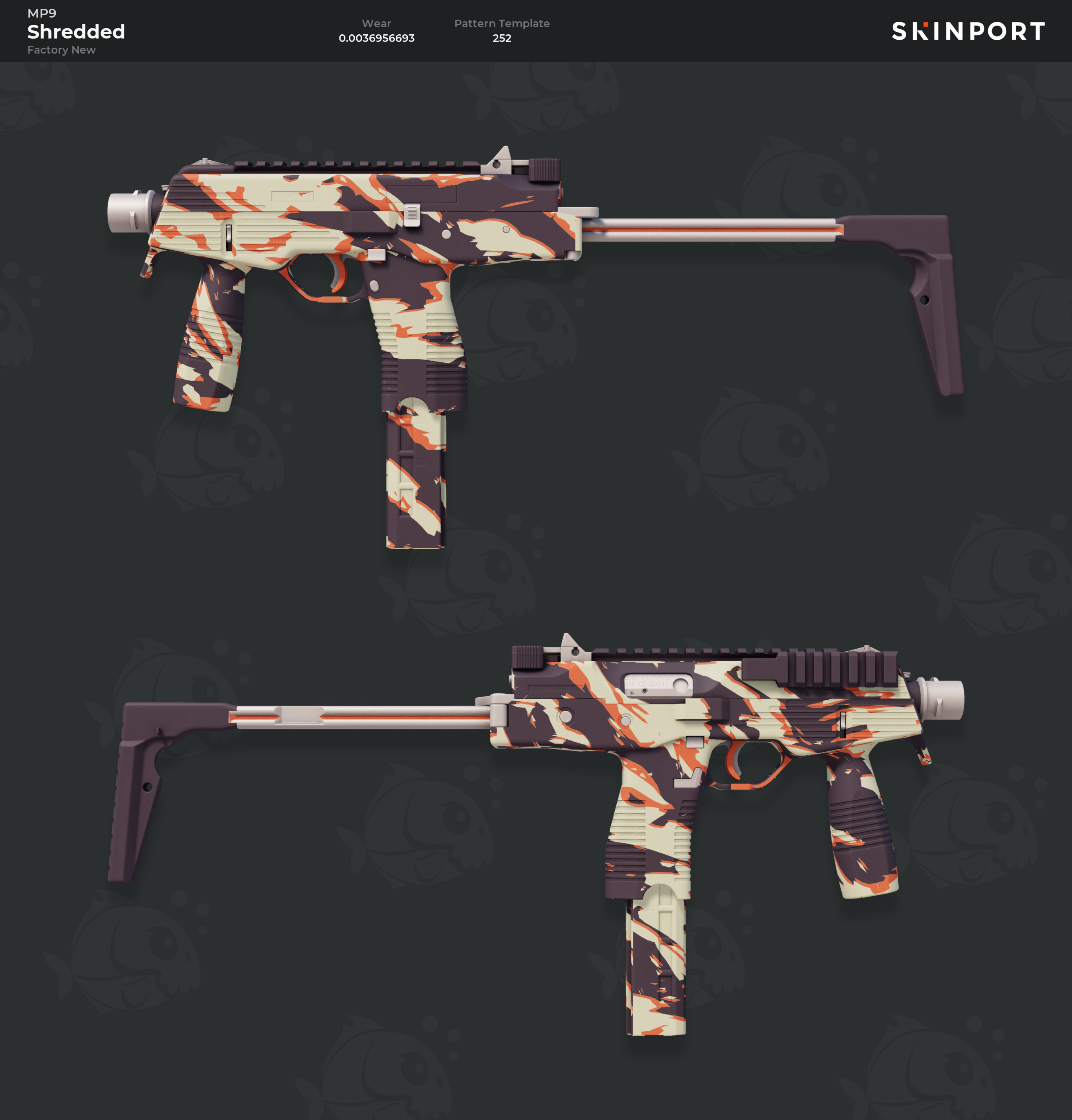 MP9 | Shredded (Recién fabricado) - Counter-Strike 2 - Skinport