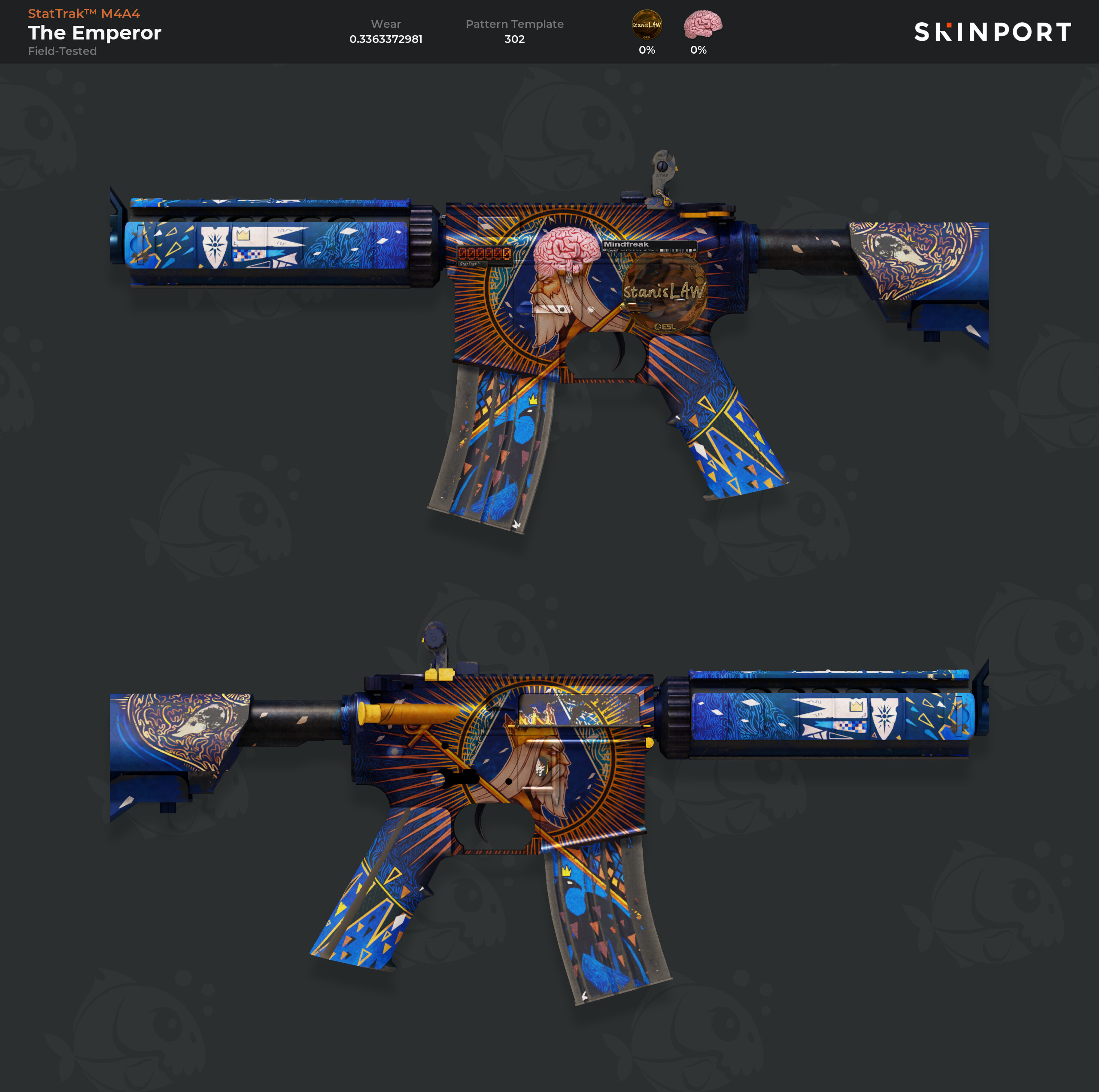 StatTrak™ M4A4 | The Emperor (Field-Tested) - Counter-Strike 2 - Skinport