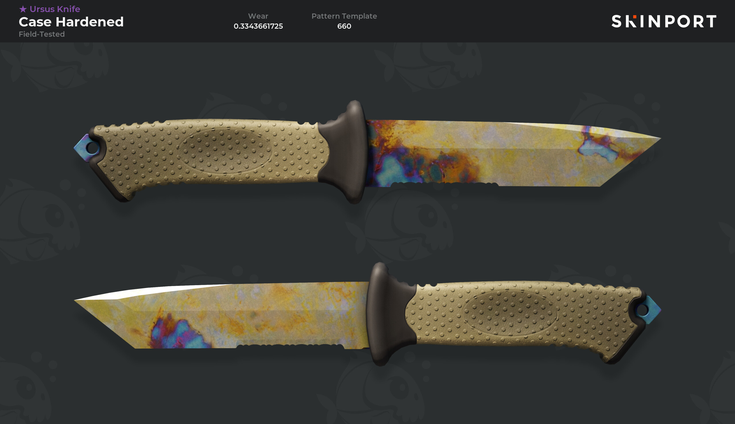 Ursus Knife | Case Hardened (Field-Tested) - Counter-Strike 2 - Skinport