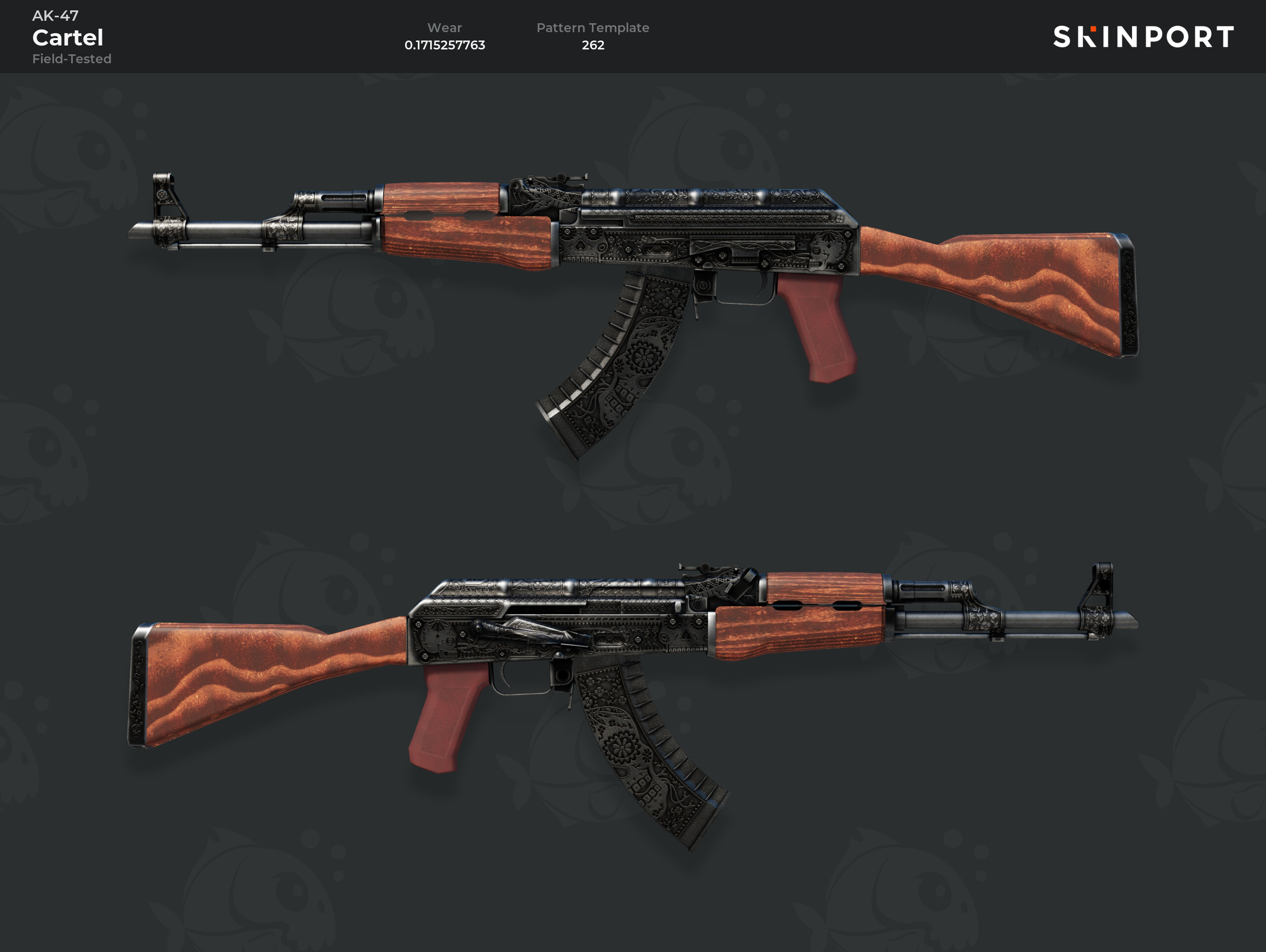 AK-47 | Cartel (Field-Tested) - Counter-Strike 2 - Skinport