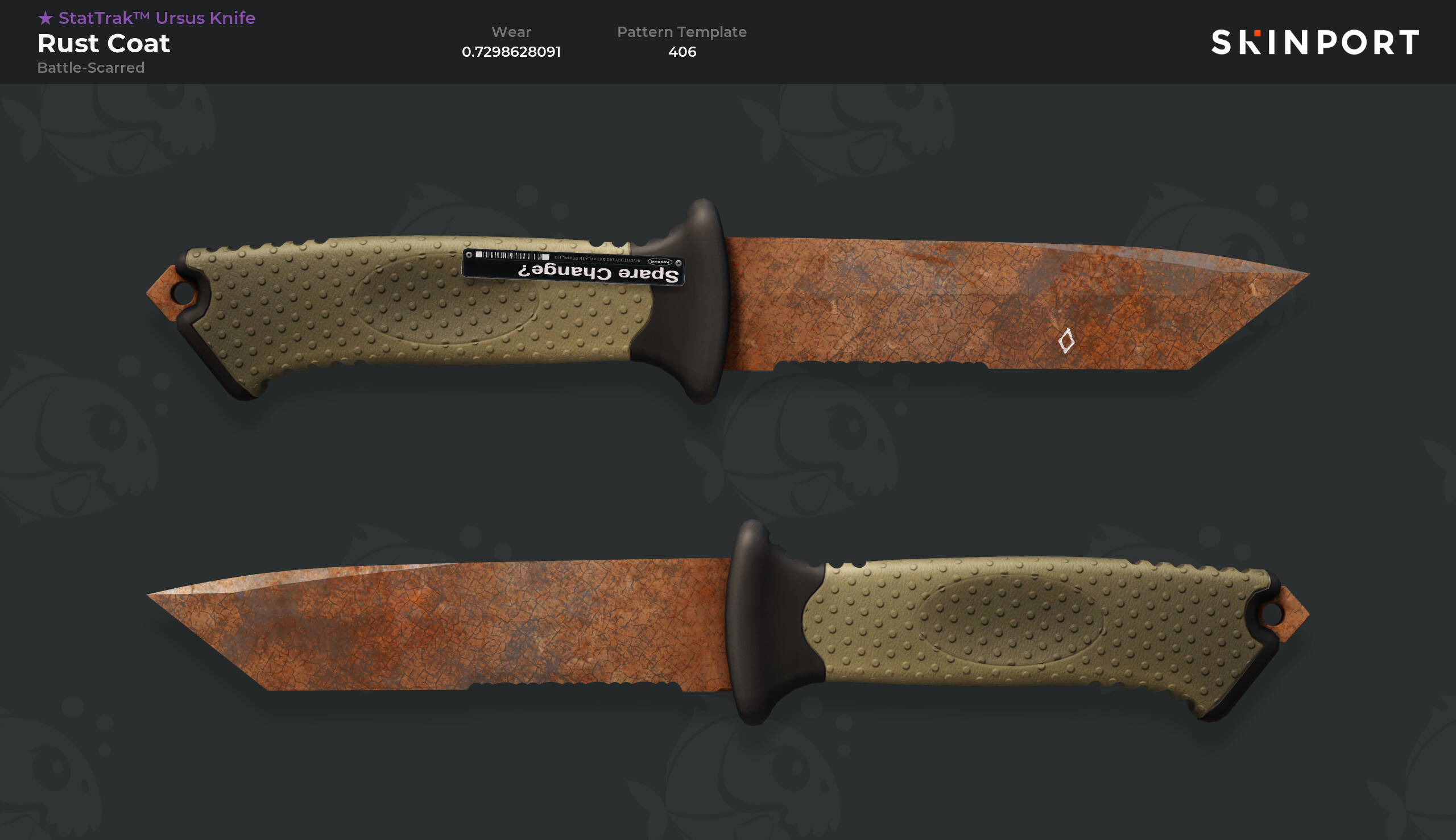 StatTrak™ Ursus Knife | Rust Coat (Battle-Scarred) - Counter-Strike 2 ...