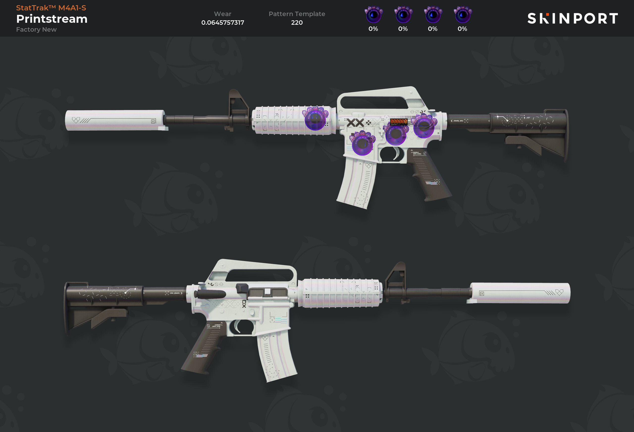 StatTrak™ M4A1-S | Printstream (Factory New) - Counter-Strike 2 - Skinport