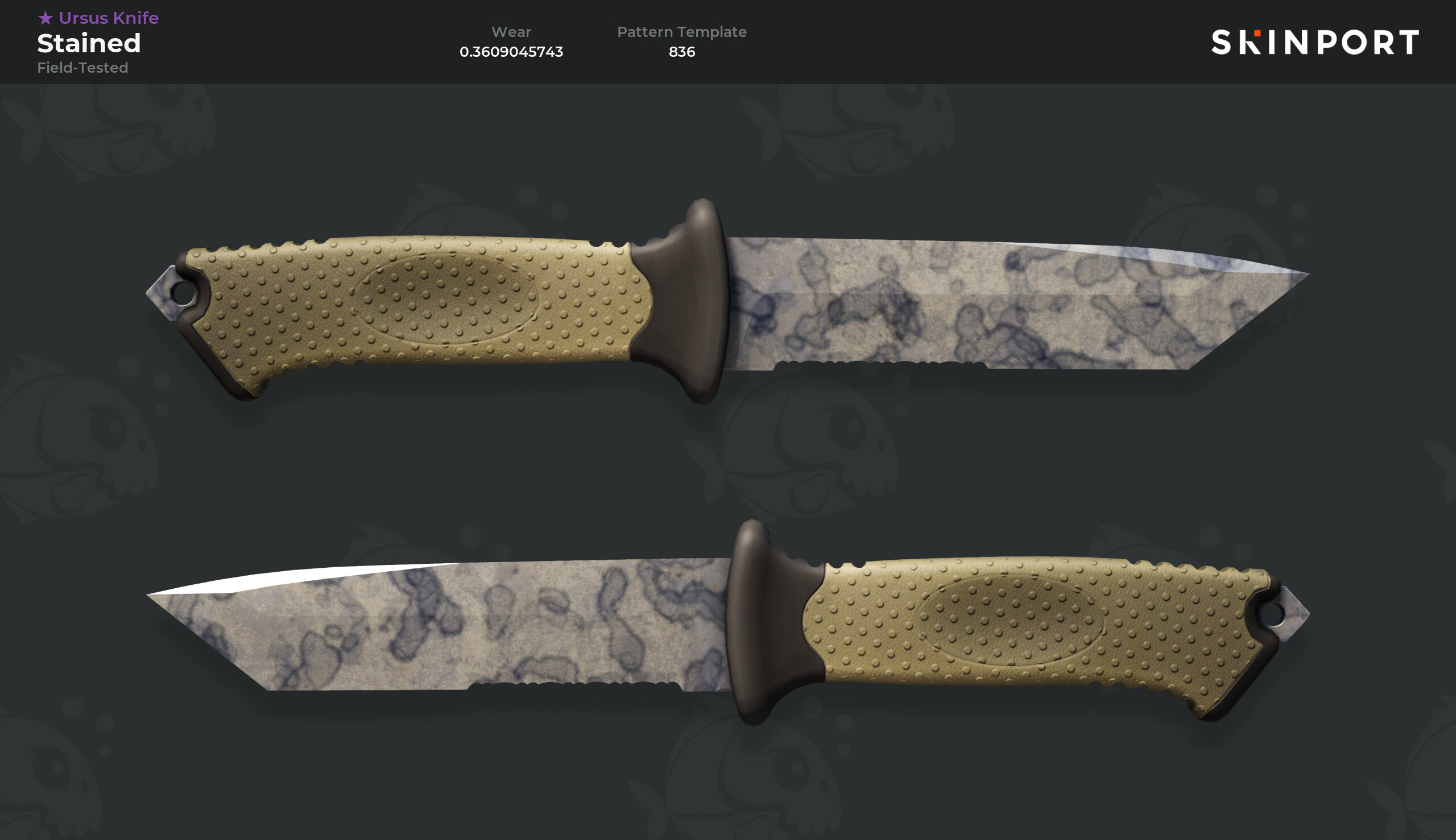 Ursus Knife | Stained (Field-Tested) - Counter-Strike 2 - Skinport