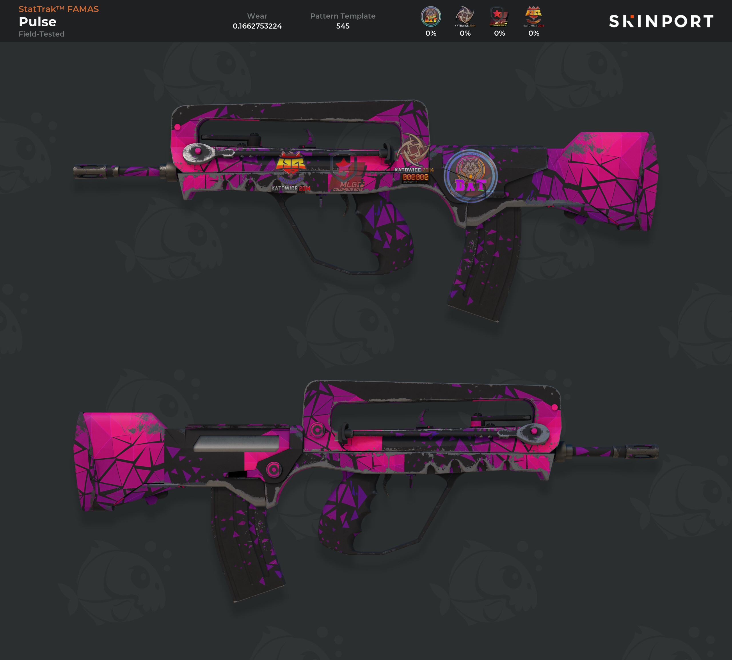 StatTrak™ FAMAS | Pulse (Field-Tested) - Counter-Strike 2 - Skinport
