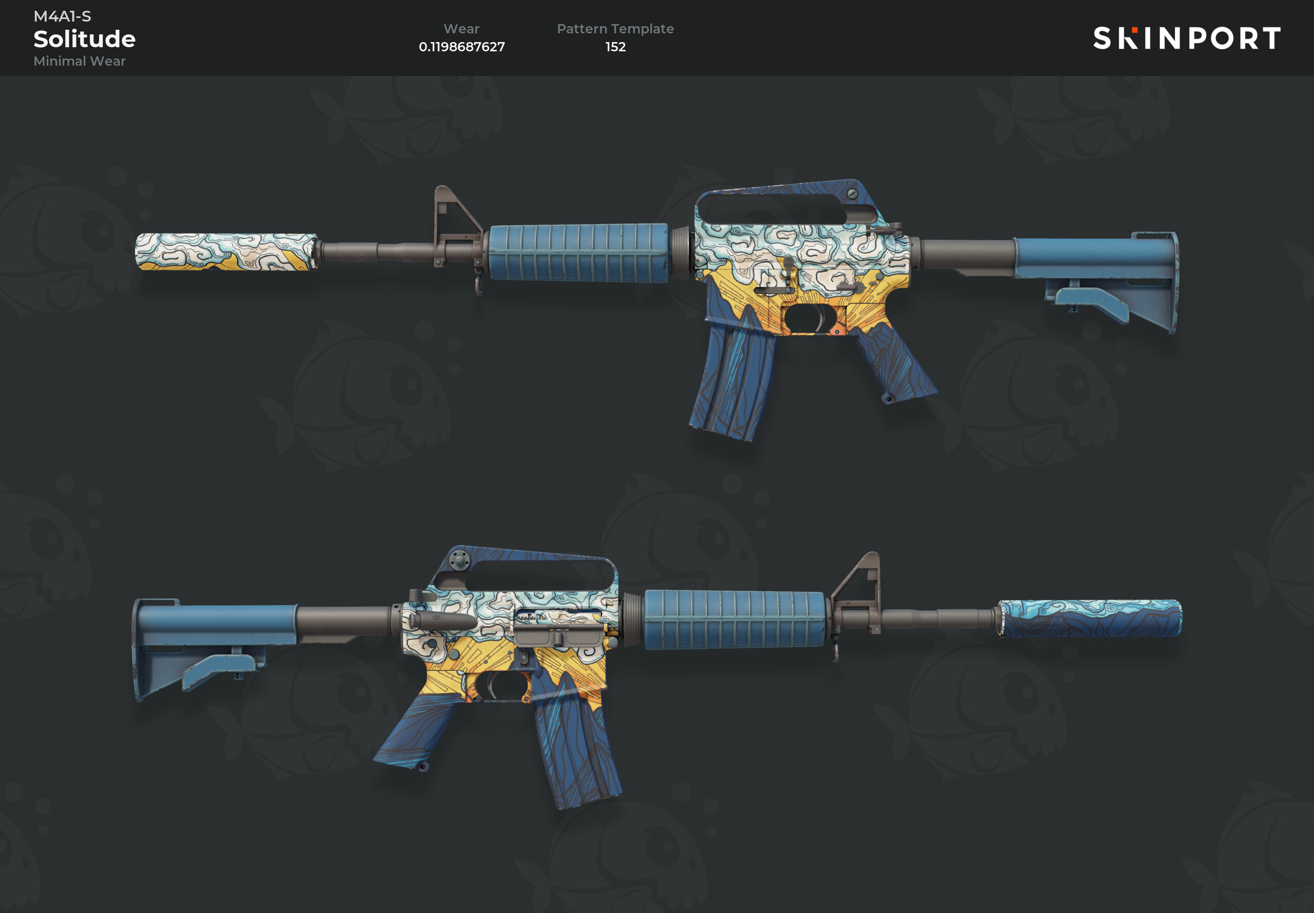 M4A1-S | Solitude (Minimal Wear) - Counter-Strike 2 - Skinport