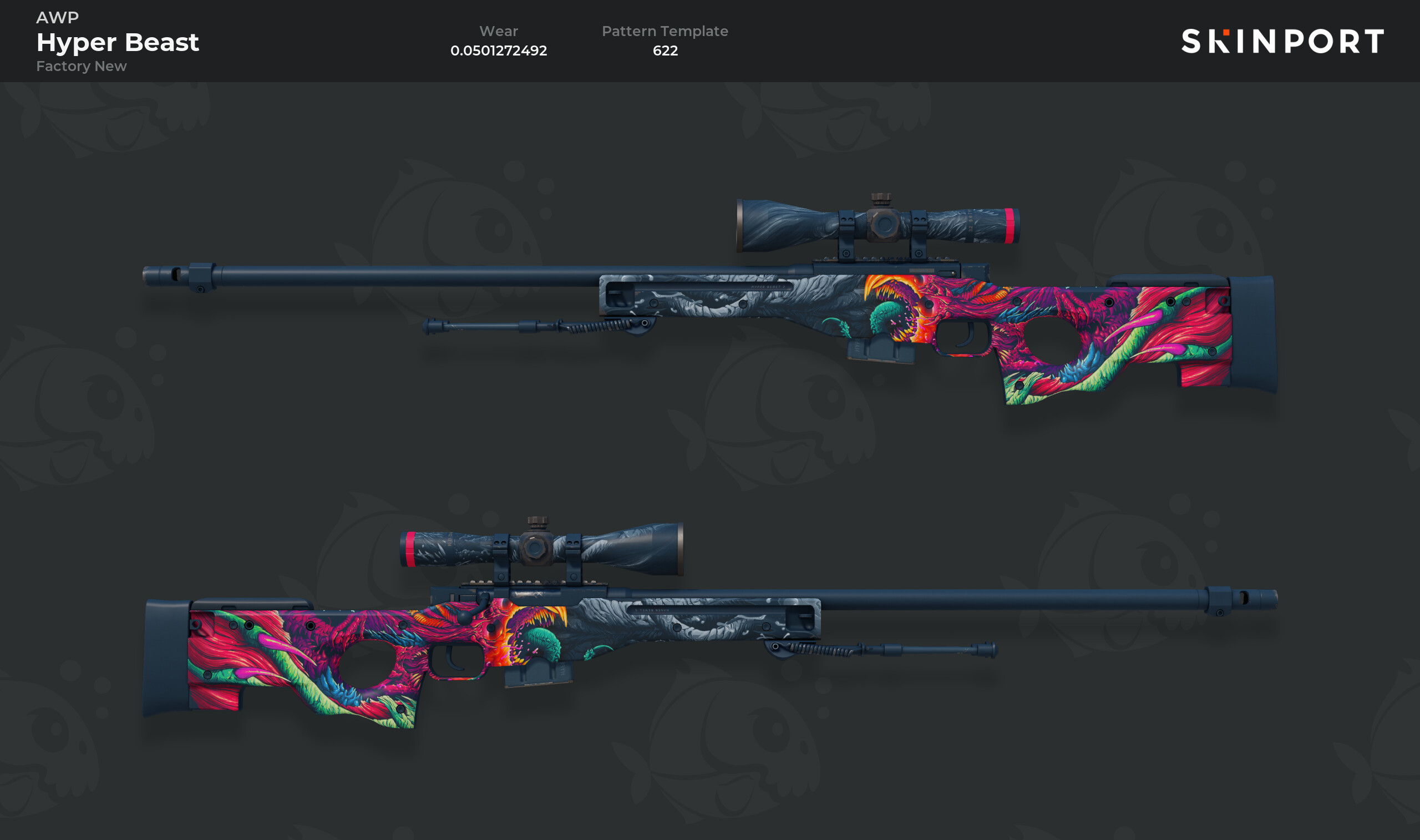 AWP | Hyper Beast (Factory New) - Counter-Strike 2 - Skinport